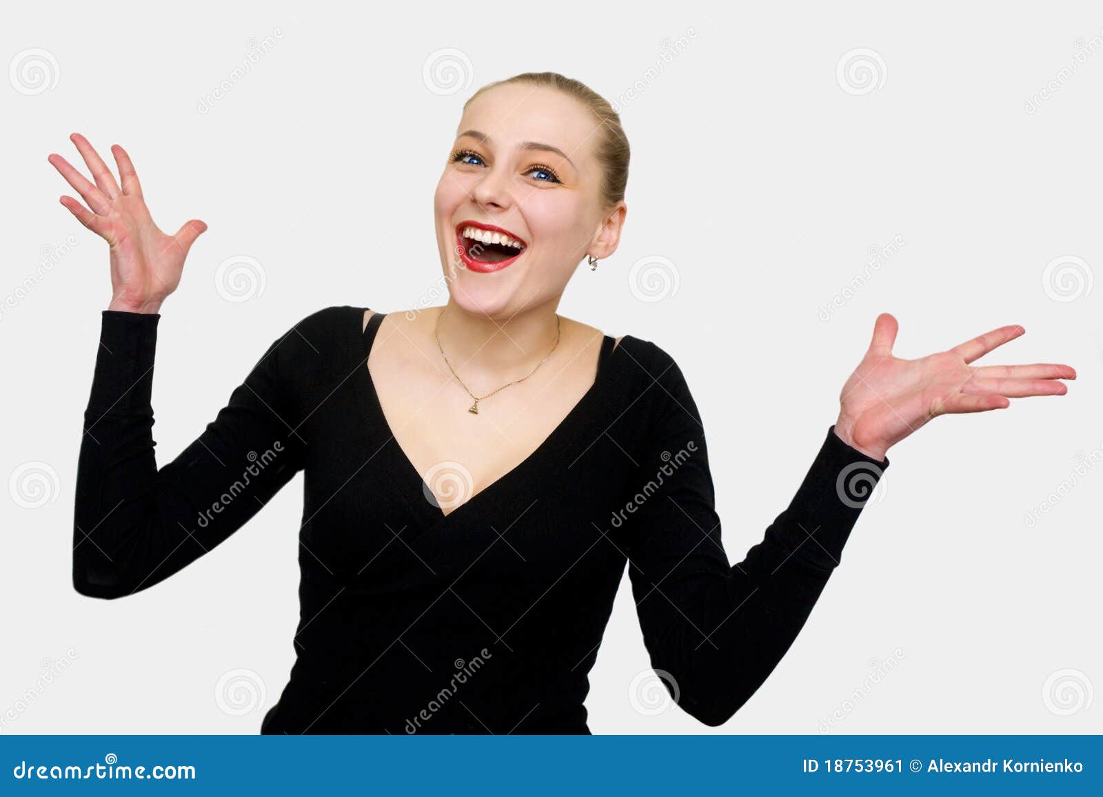 Wow stock image. Image of isolated, happiness, hands - 18753961