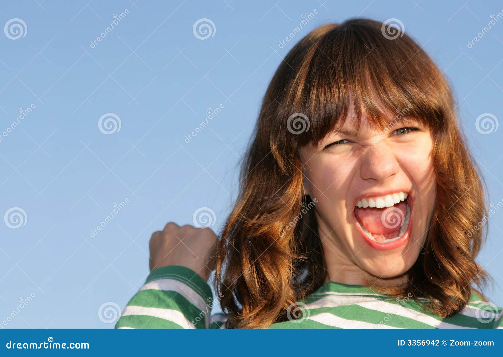 Wow! stock photo. Image of delight, girl, full, face, bawl - 3356942