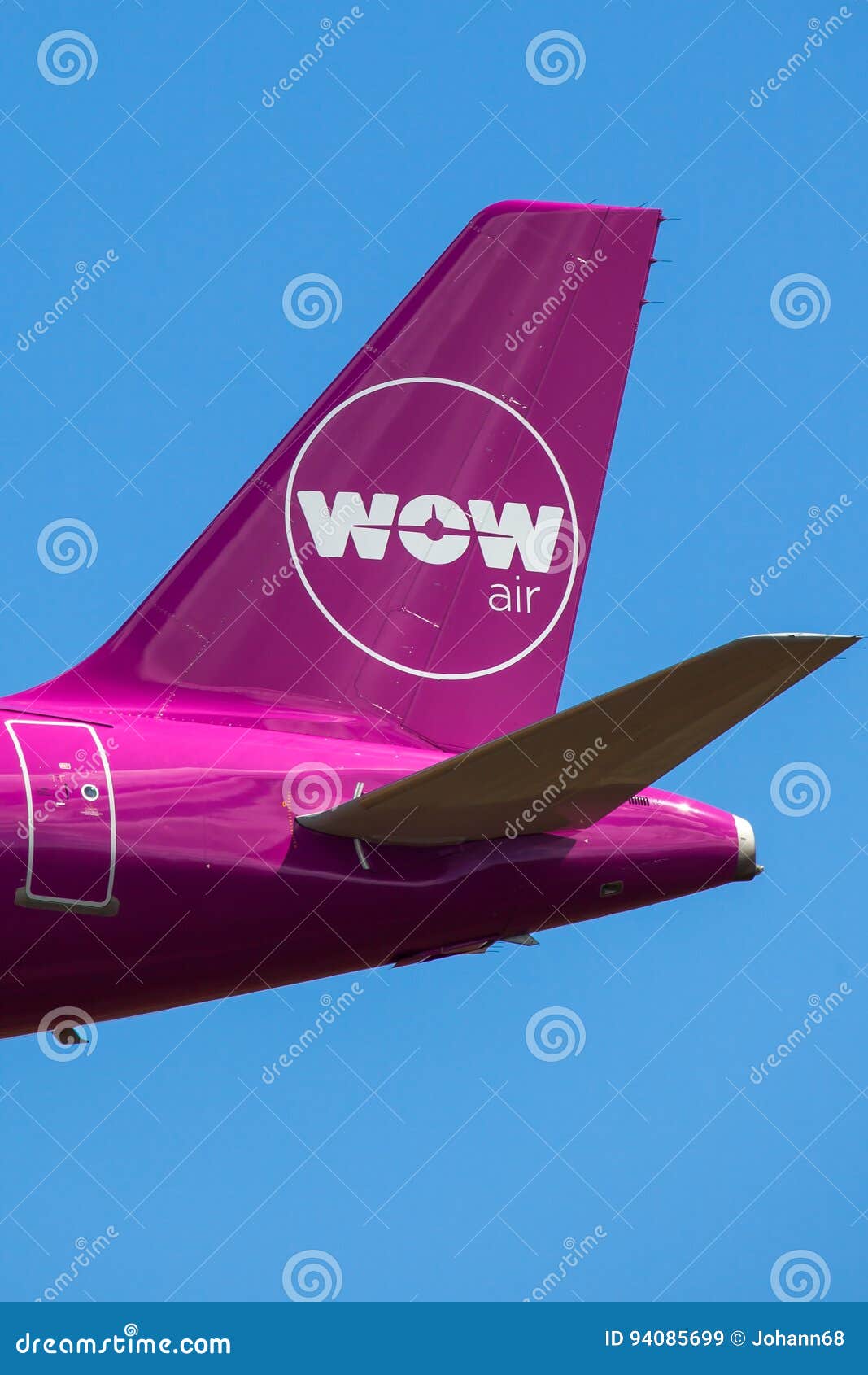 WOW air Logo editorial stock image. Image of purple, aviation - 94085699