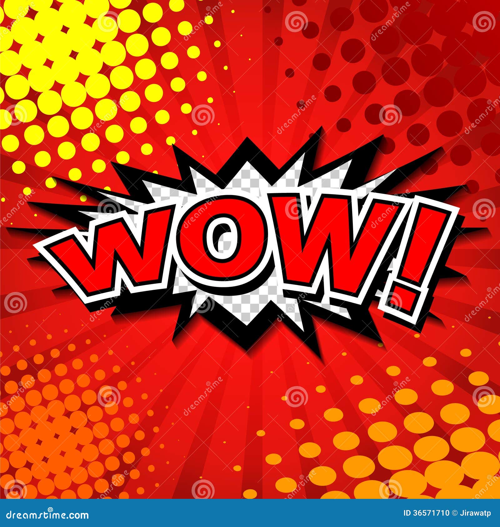 Wow! Comic Speech Bubble, Cartoon Stock Vector - Illustration of comic ...