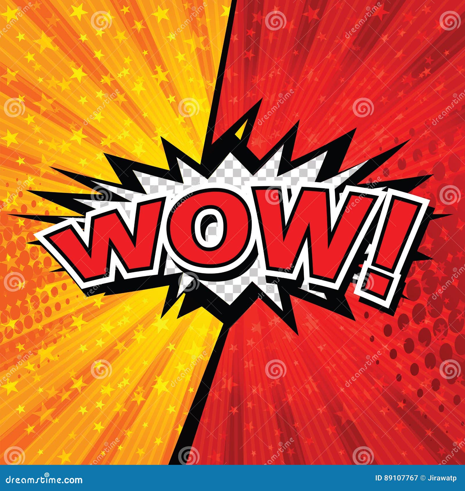 Wow! Comic Speech Bubble, Cartoon. Stock Vector - Illustration of ...