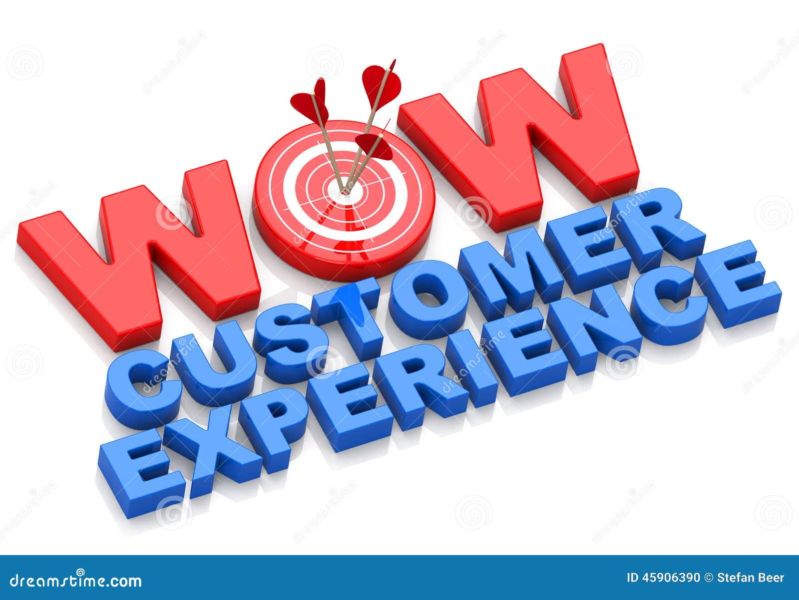 Wow customer experience stock illustration. Illustration of excellent ...