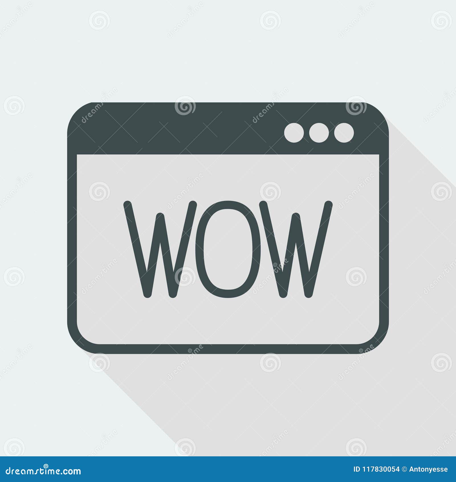Wow Exclamation - Vector Icon for Computer Website or Application Stock ...