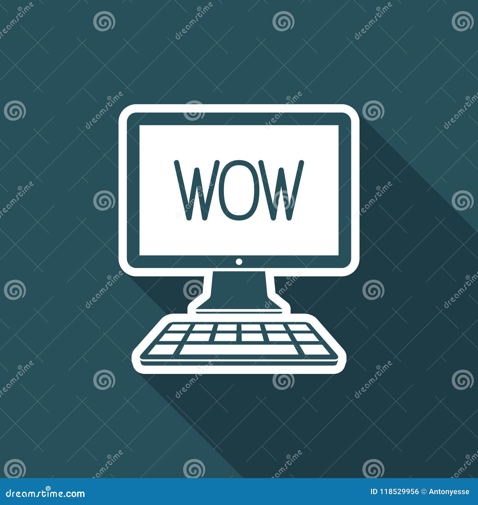 Wow Exclamation - Vector Icon for Computer Website or Application Stock ...