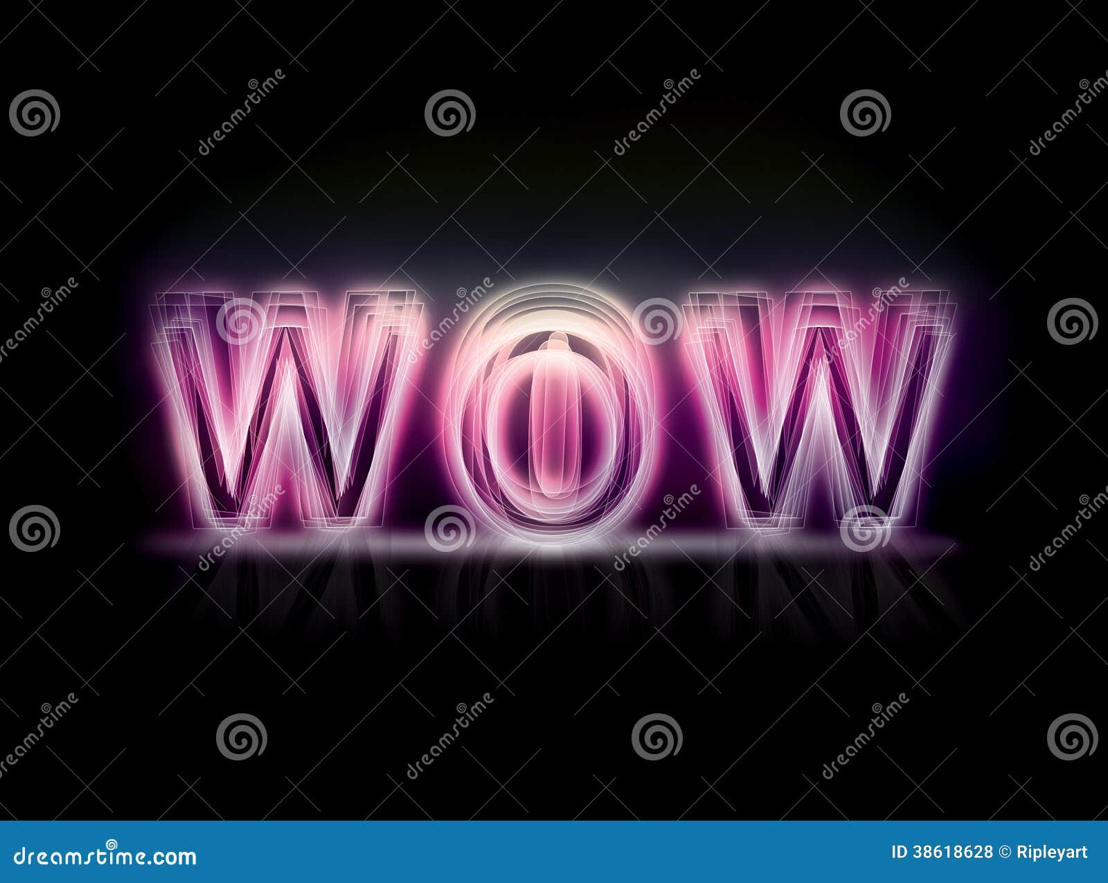 WOW stock photo. Image of text, allure, word, exclaim - 38618628