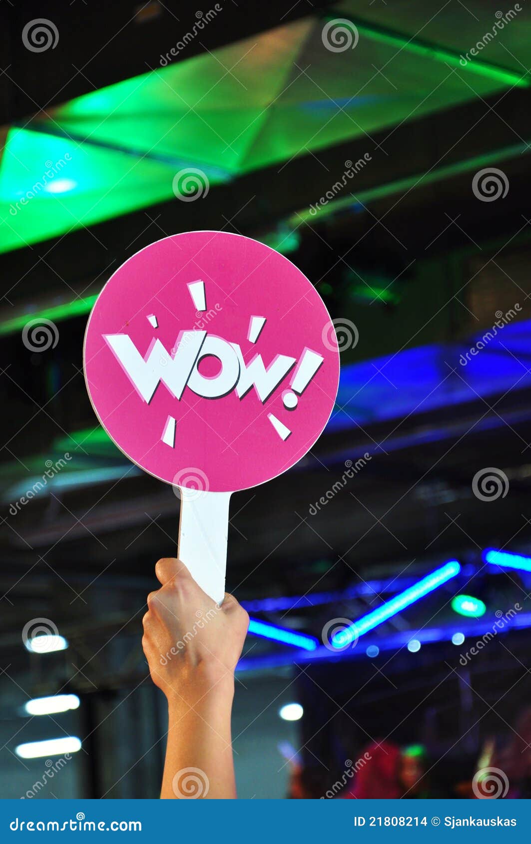 Wow sign stock photo. Image of raised, pink, great, entertainment ...
