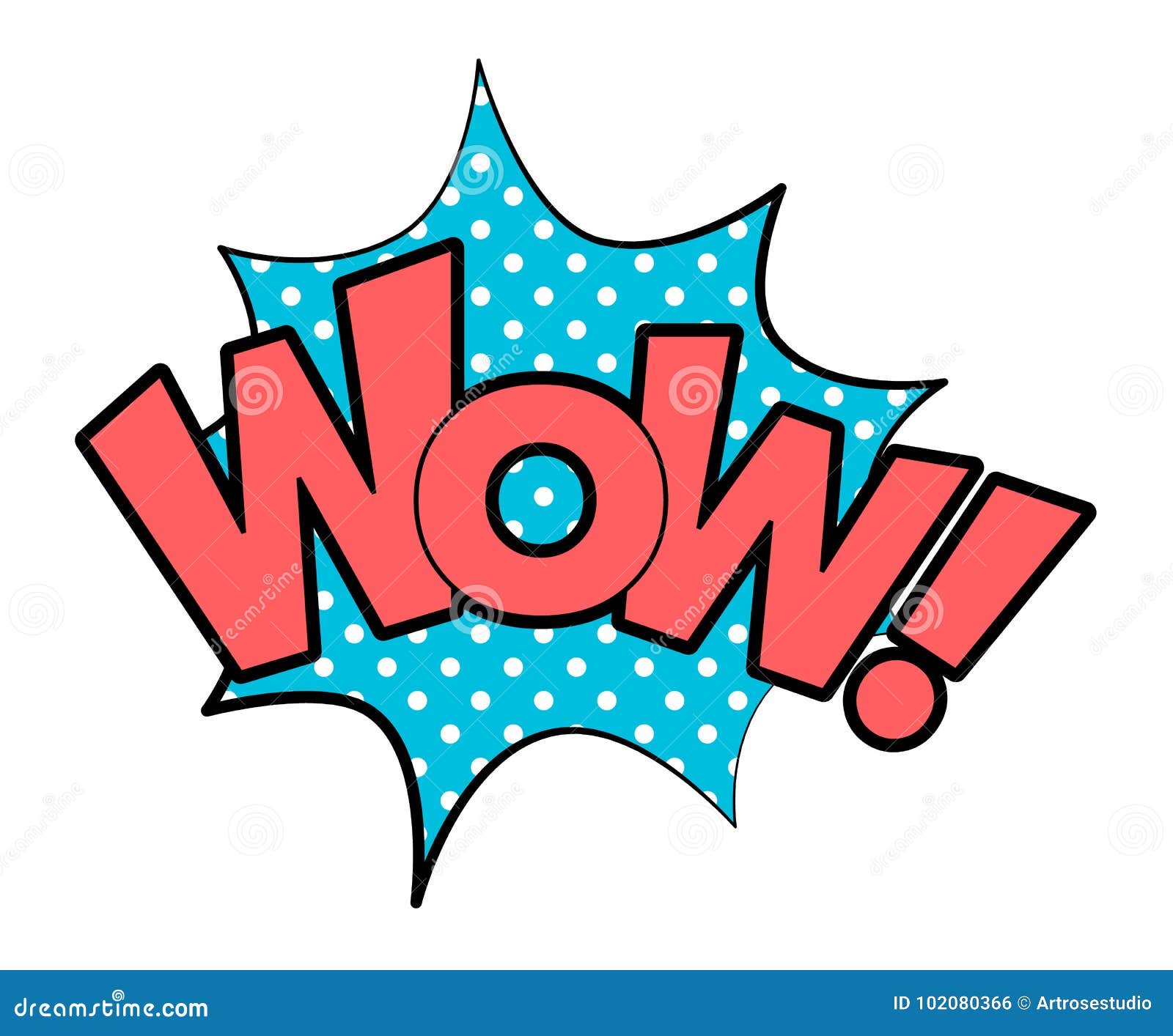 Wow Speech Bubble in Retro Style Stock Vector - Illustration of artwork ...