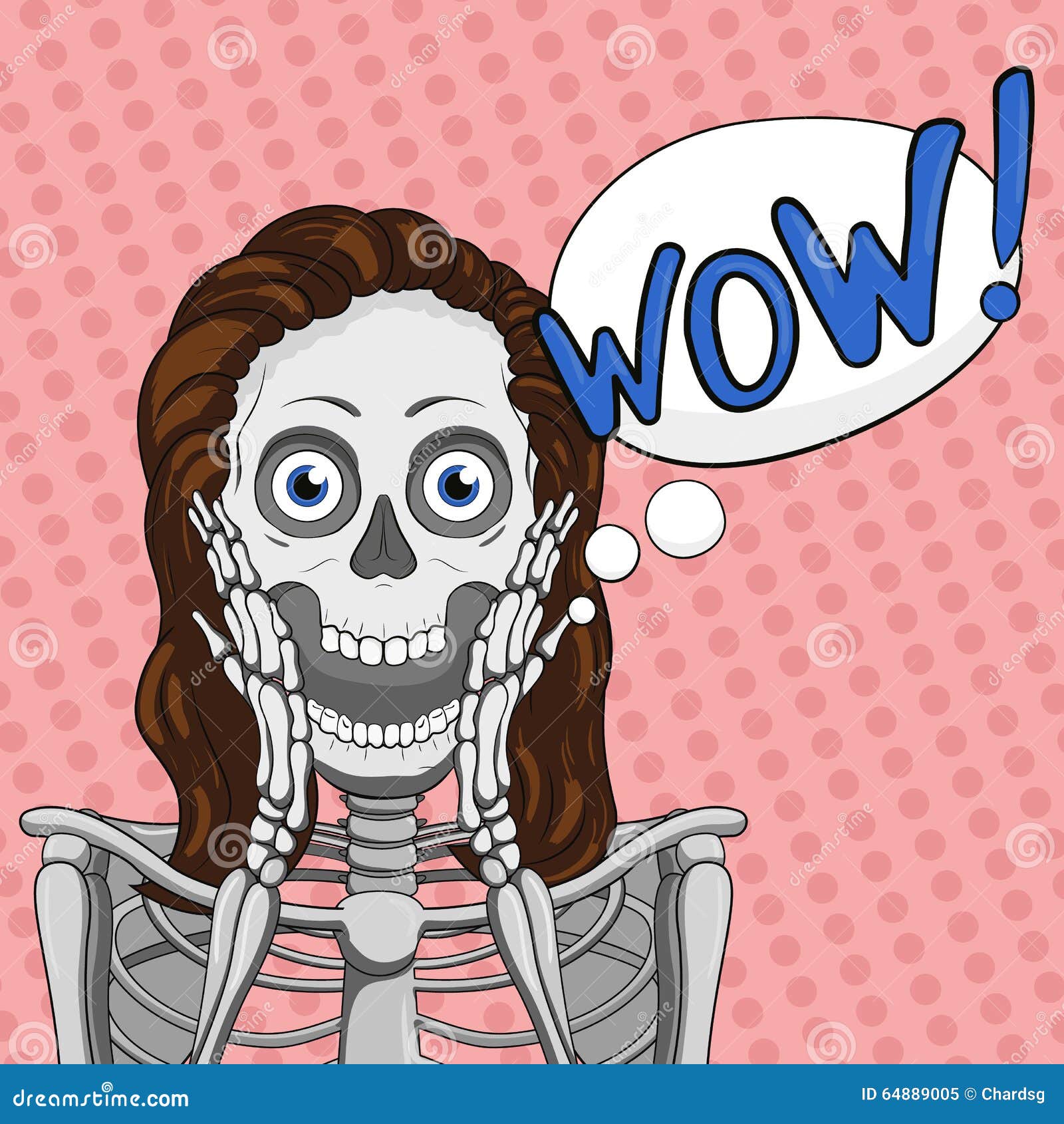 Skeleton Surprised Emoji. Skull Astonished Emotion Isolated. Hum ...