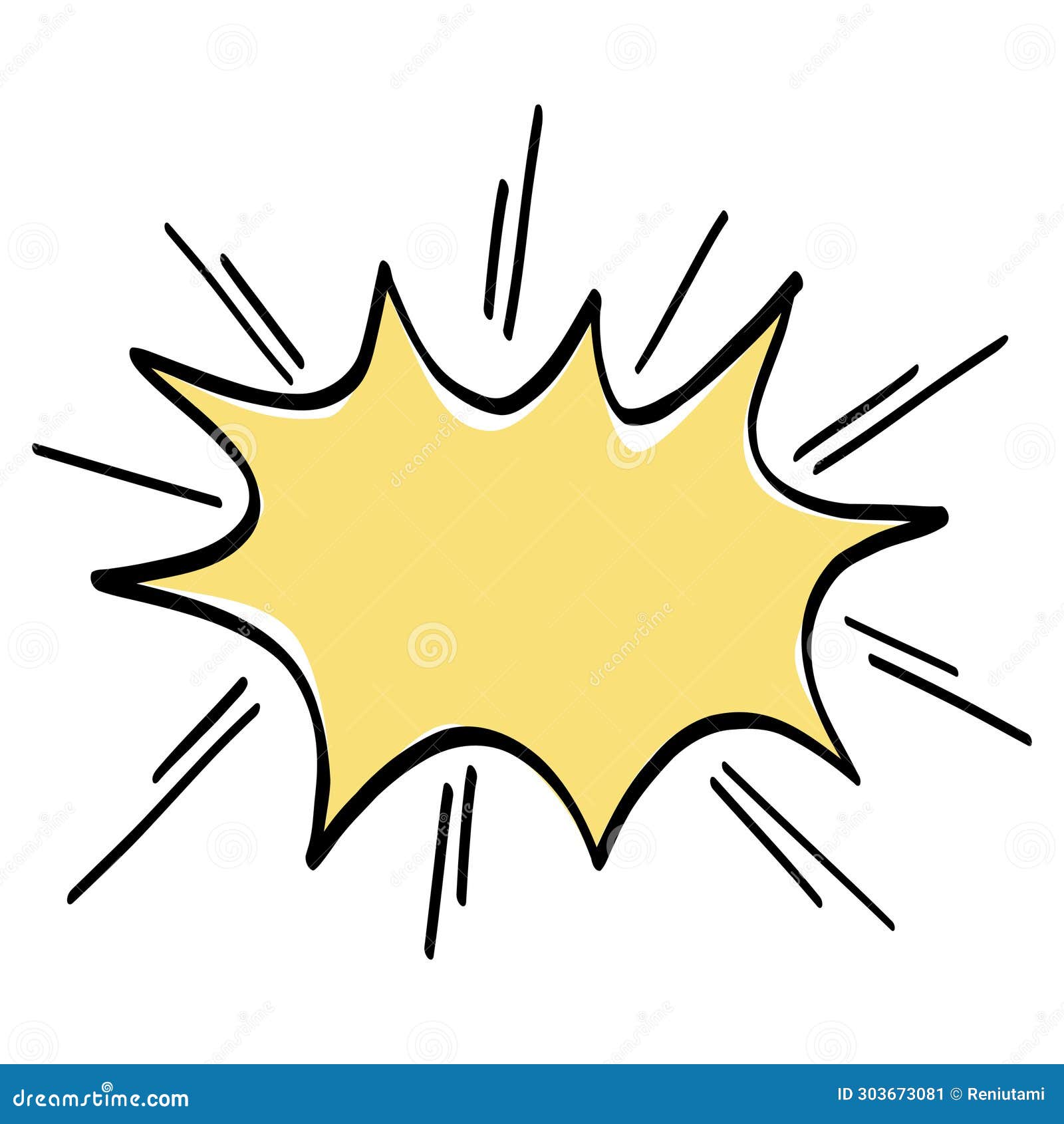 Wow Surprised Speech Bubble Cartoon Illustration Retro Pop Vector Art ...