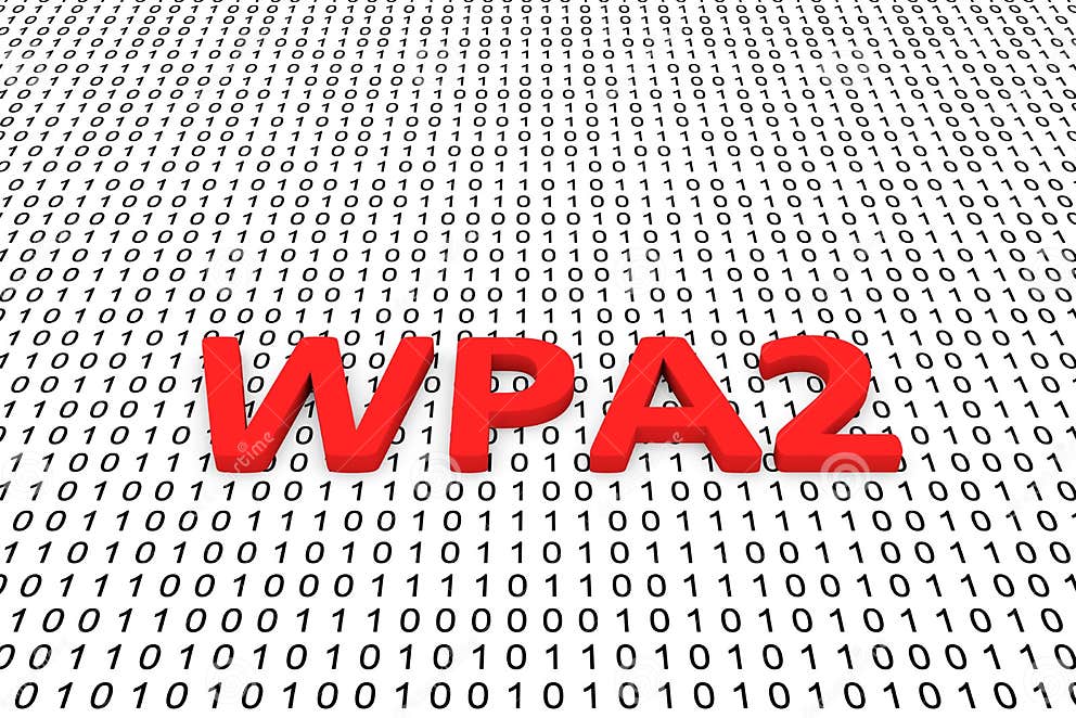 WPA2 stock illustration. Illustration of encryption, control - 89872181