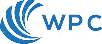 WPC Letter Logo Design on White Background. WPC Creative Circle Letter ...