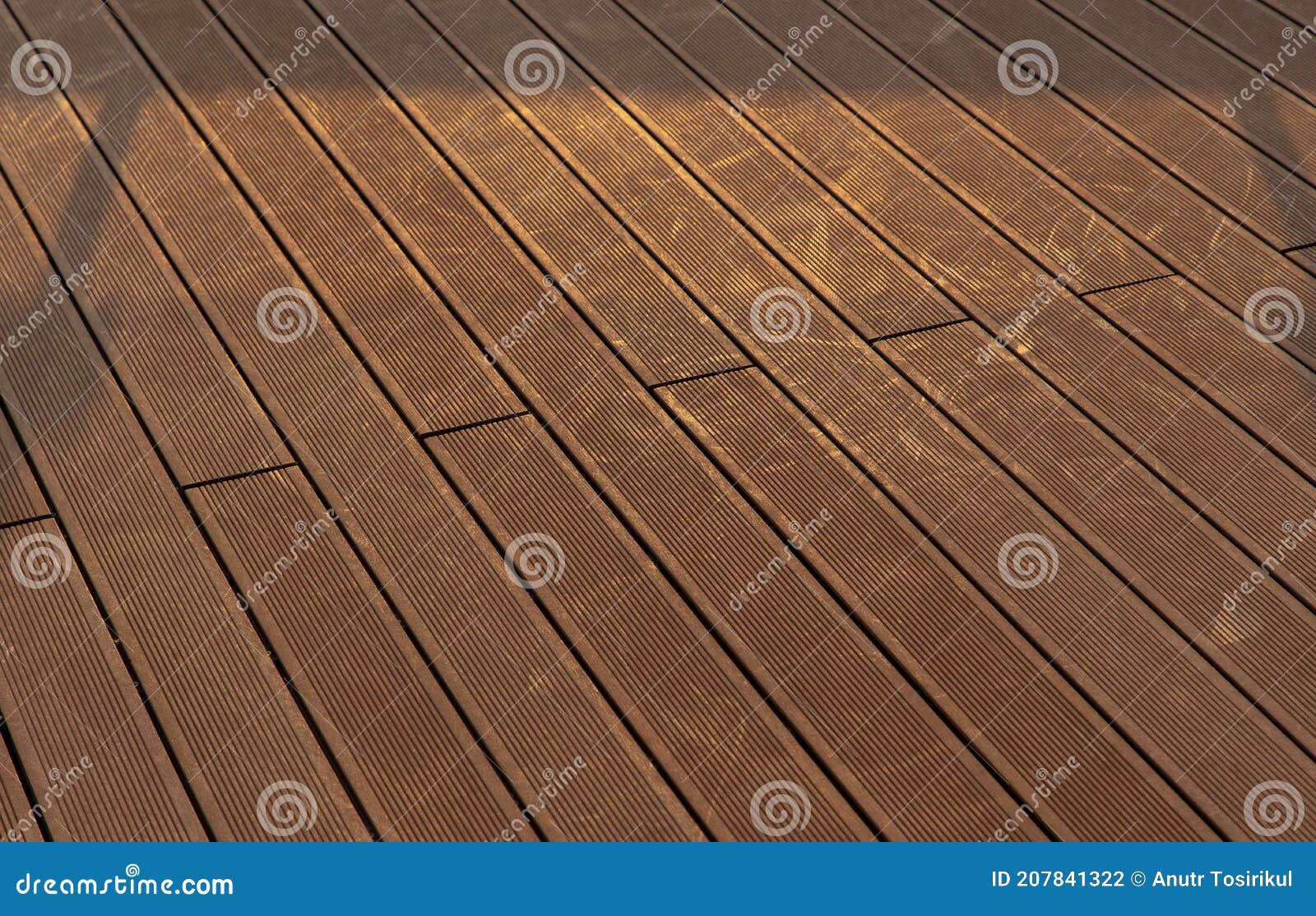 WPC Terrace Decking Boards for Background Stock Photo - Image of ...
