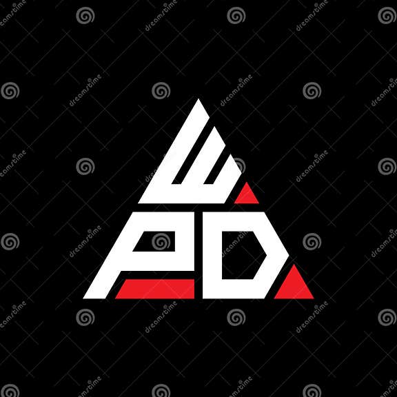 WPG Triangle Letter Logo Design with Triangle Shape. WPG Triangle Logo ...