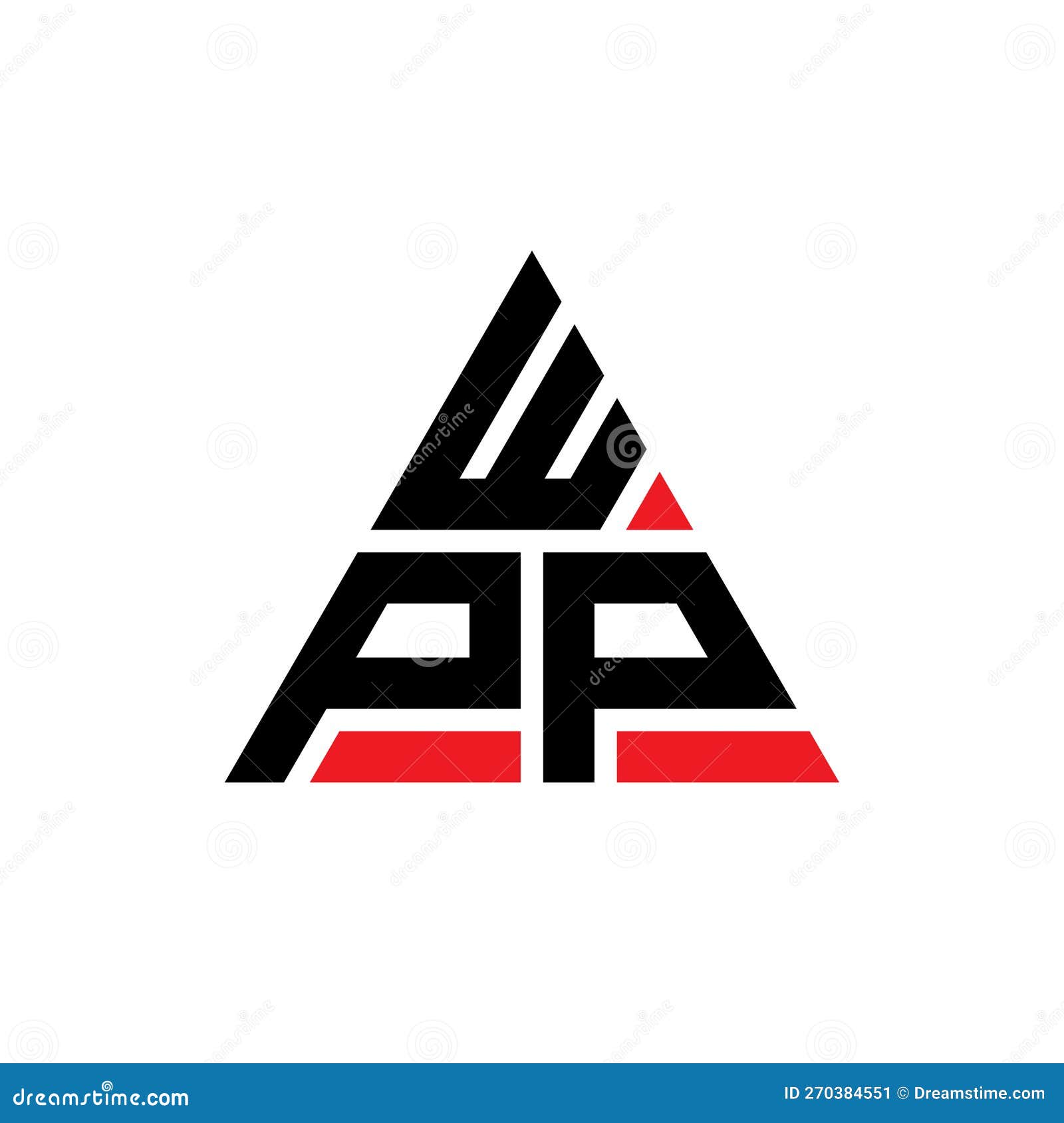 WPP Triangle Letter Logo Design with Triangle Shape. WPP Triangle Logo ...