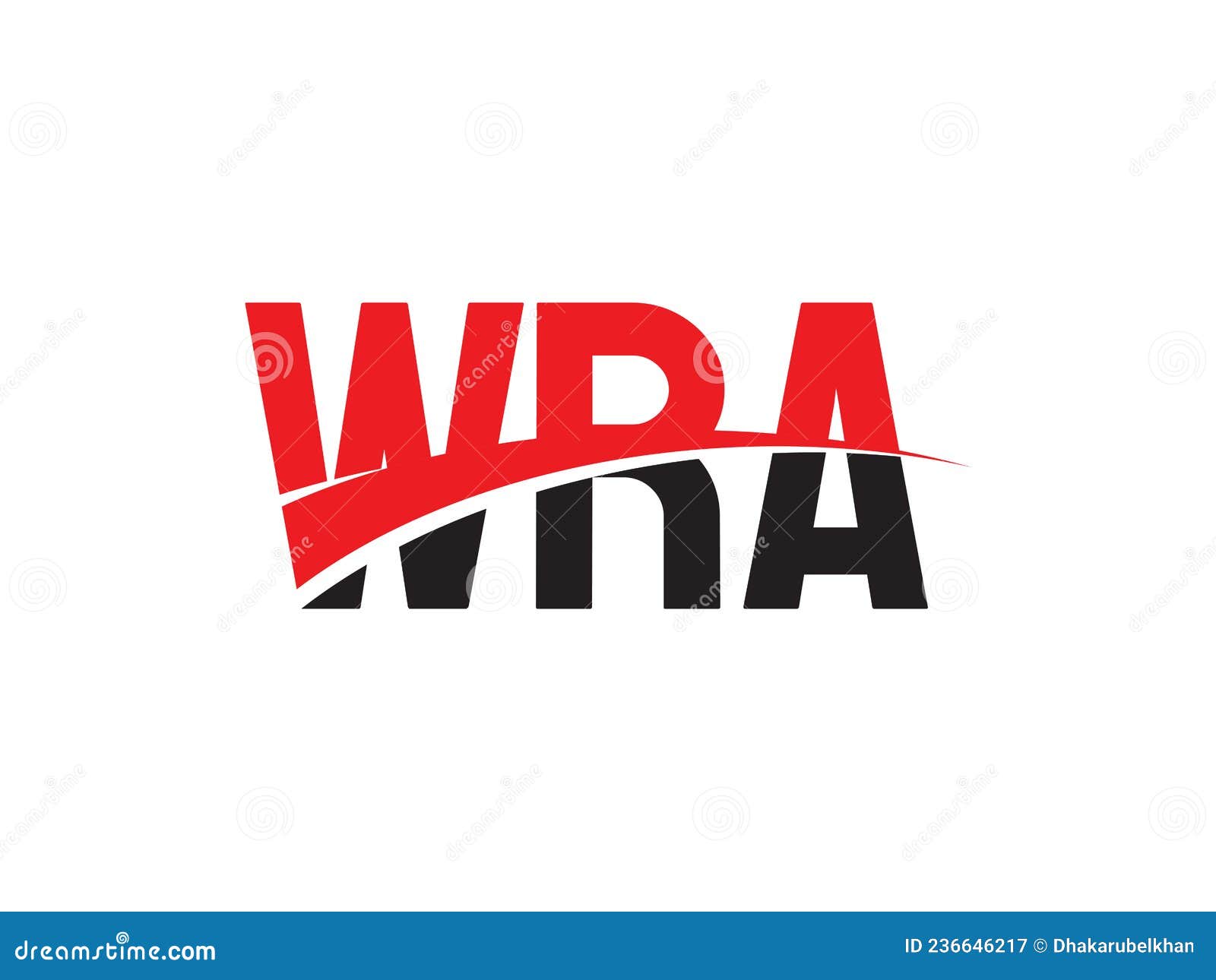 WRA Letter Initial Logo Design Vector Illustration Stock Vector ...