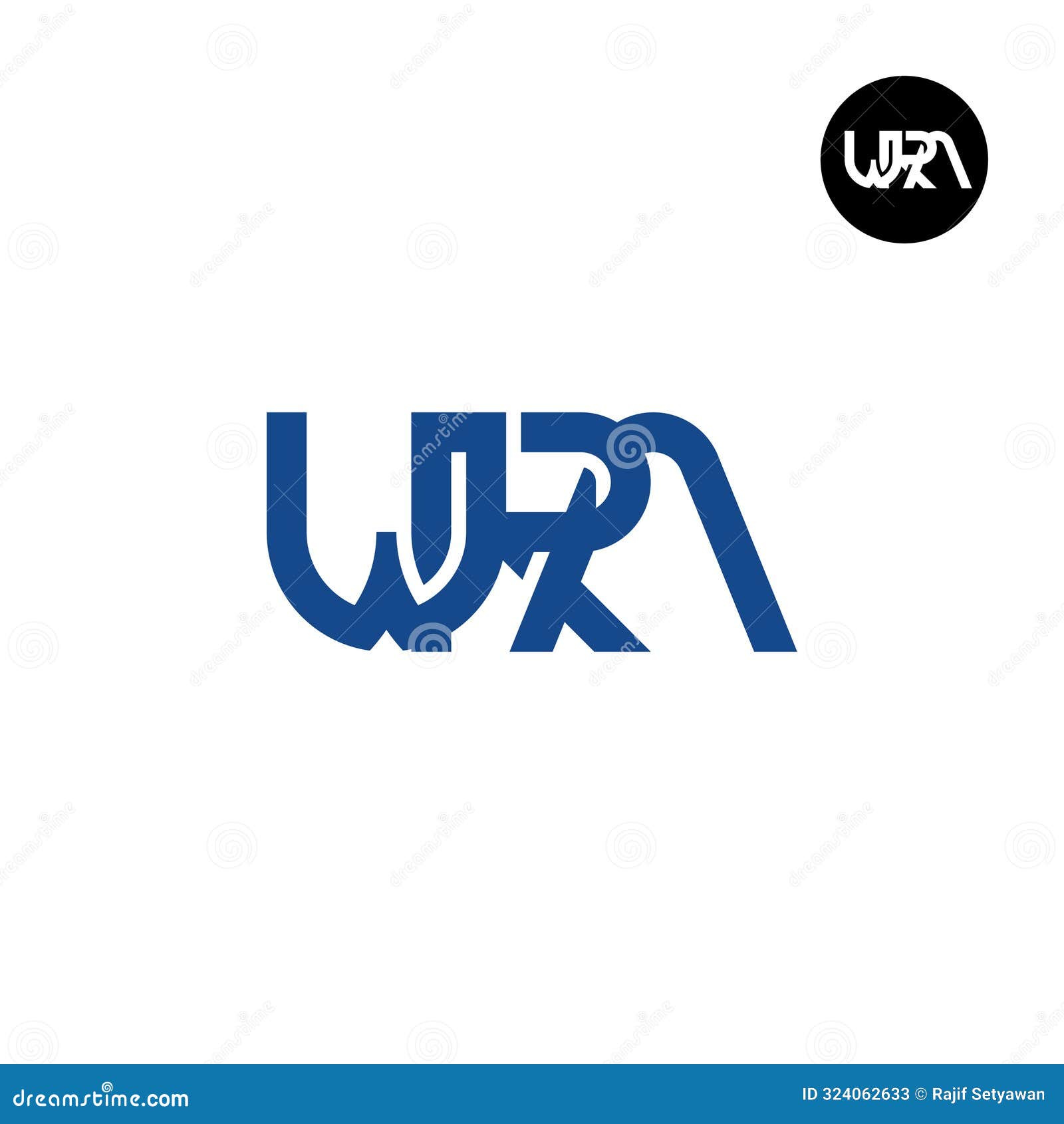 WRA Logo Letter Monogram Design Stock Vector - Illustration of designs ...