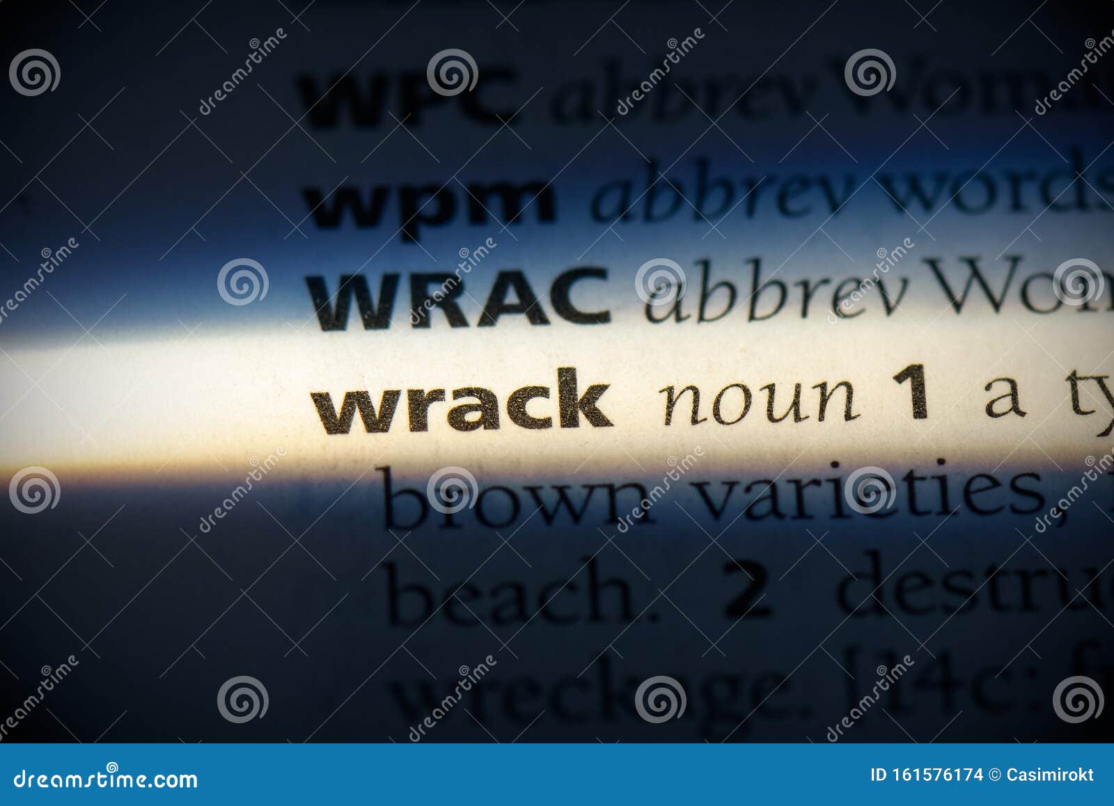 Wrack stock photo. Image of wrack, concept, language - 161576174