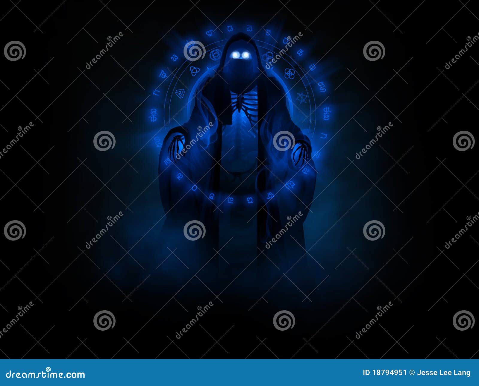 Wraith ghost stock illustration. Illustration of spooky - 18794951