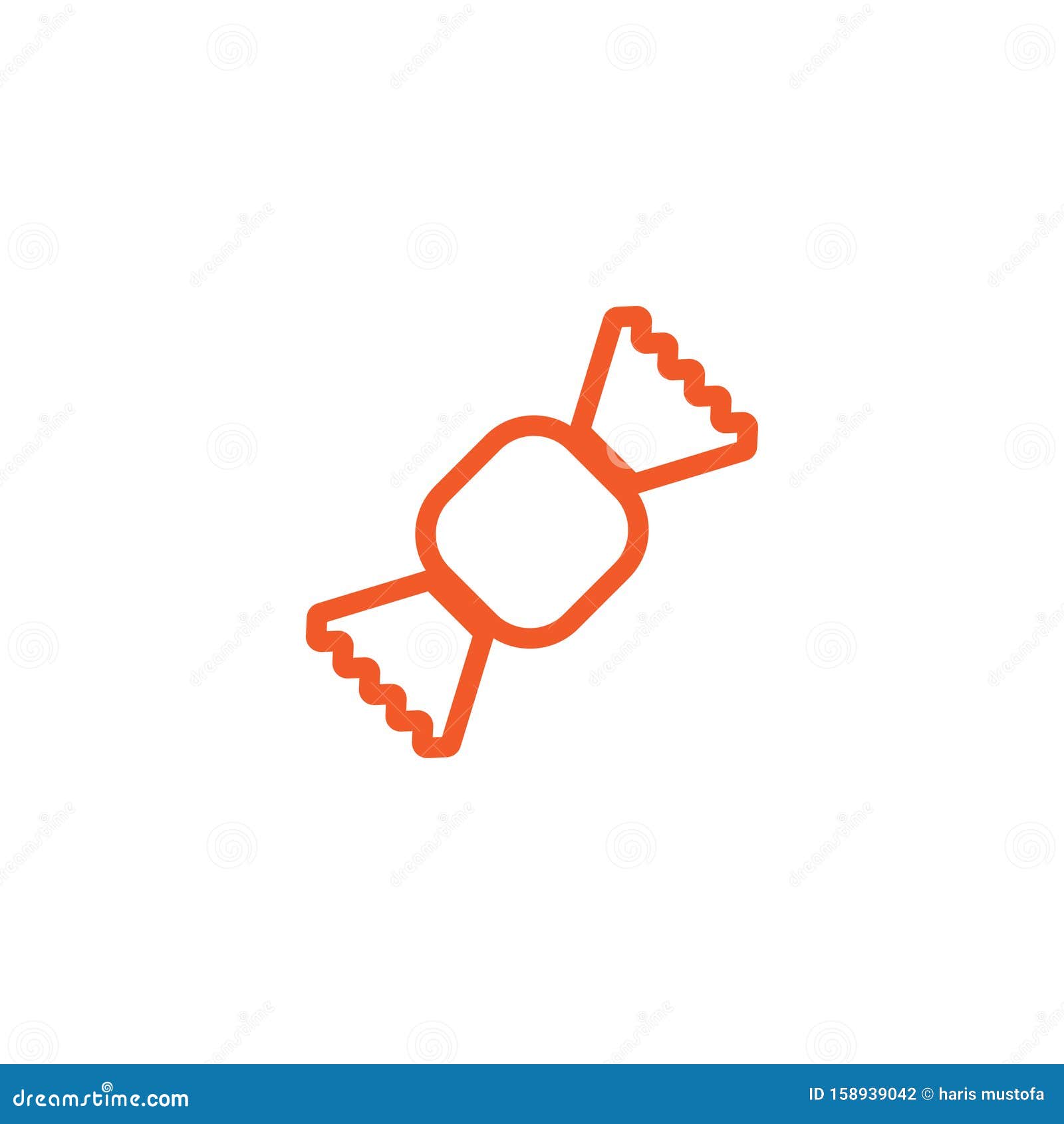 Wrap Candy Graphic Design Template Vector Isolated Stock Vector ...