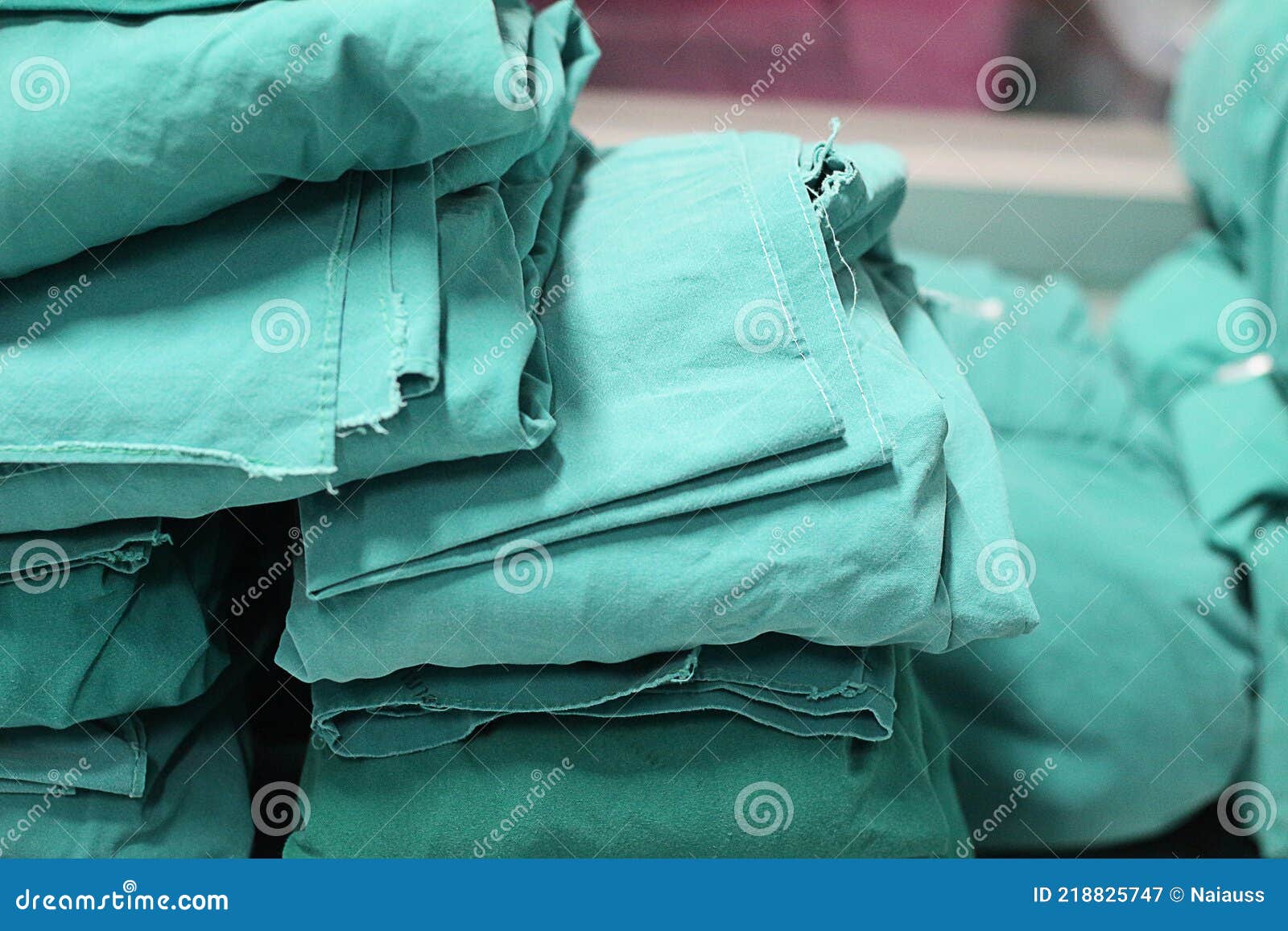 Wrap of Fabric Cloth Used for Surgery Stock Image - Image of material ...