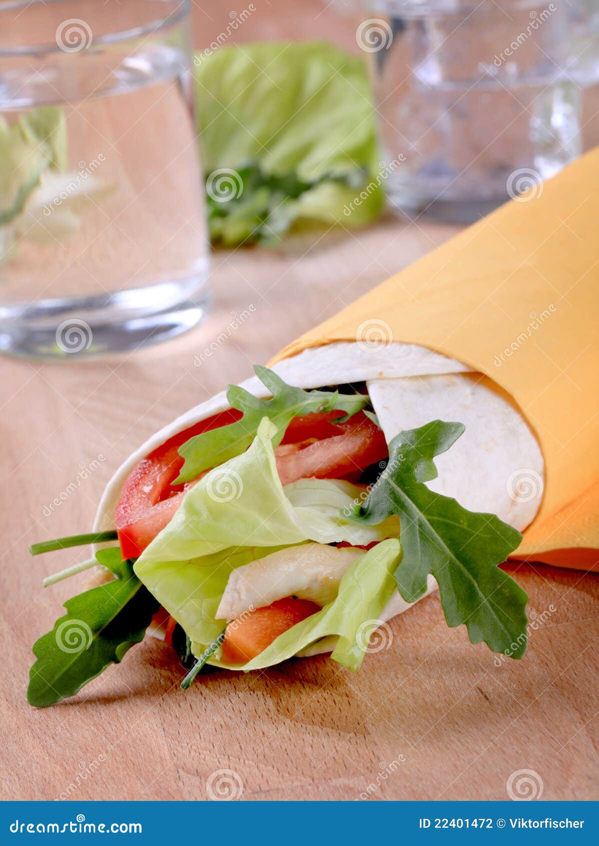Wrap sandwich stock photo. Image of snack, glass, tortilla - 22401472