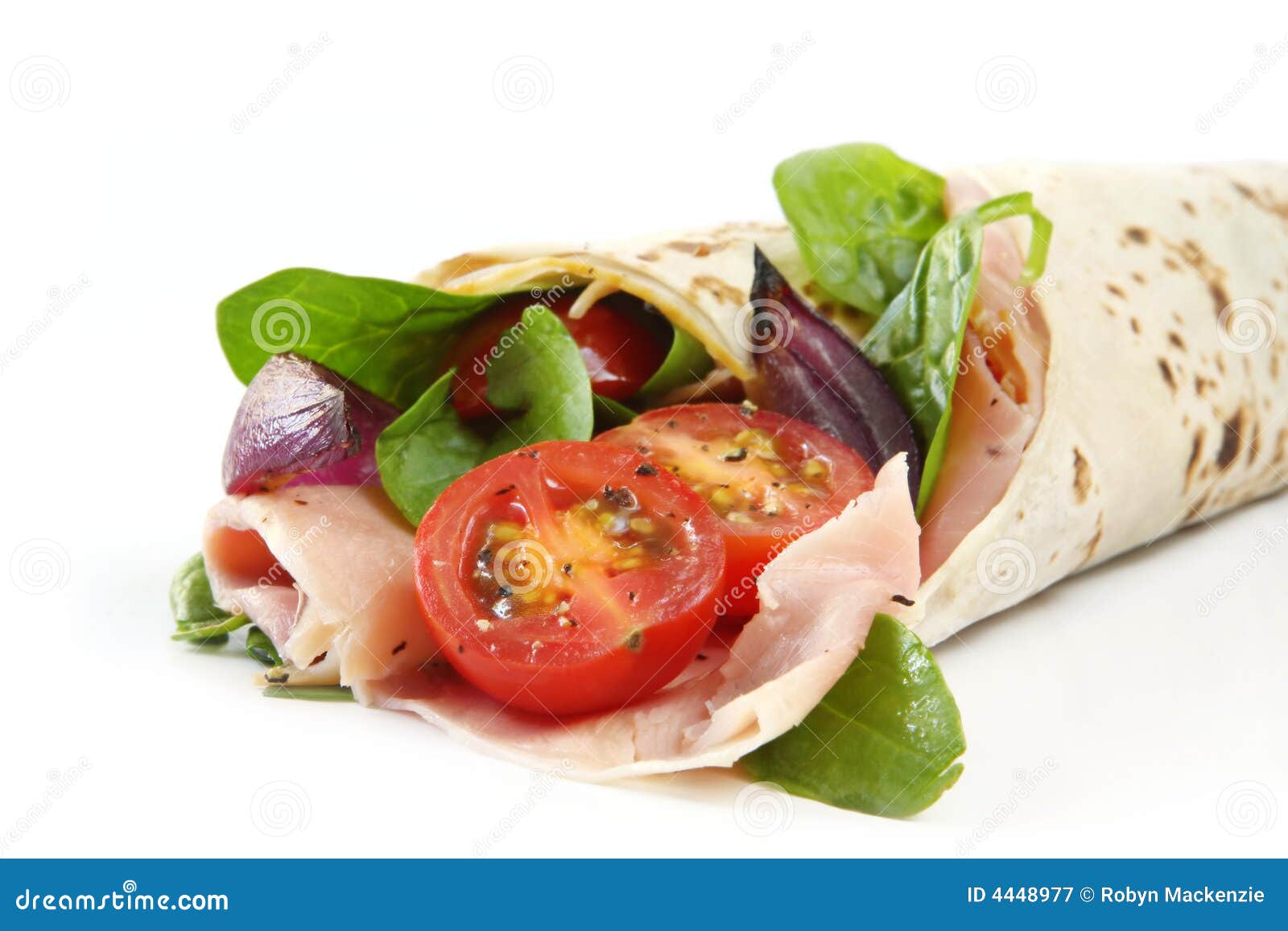 Wrap Sandwich Stock Image | CartoonDealer.com #4448977