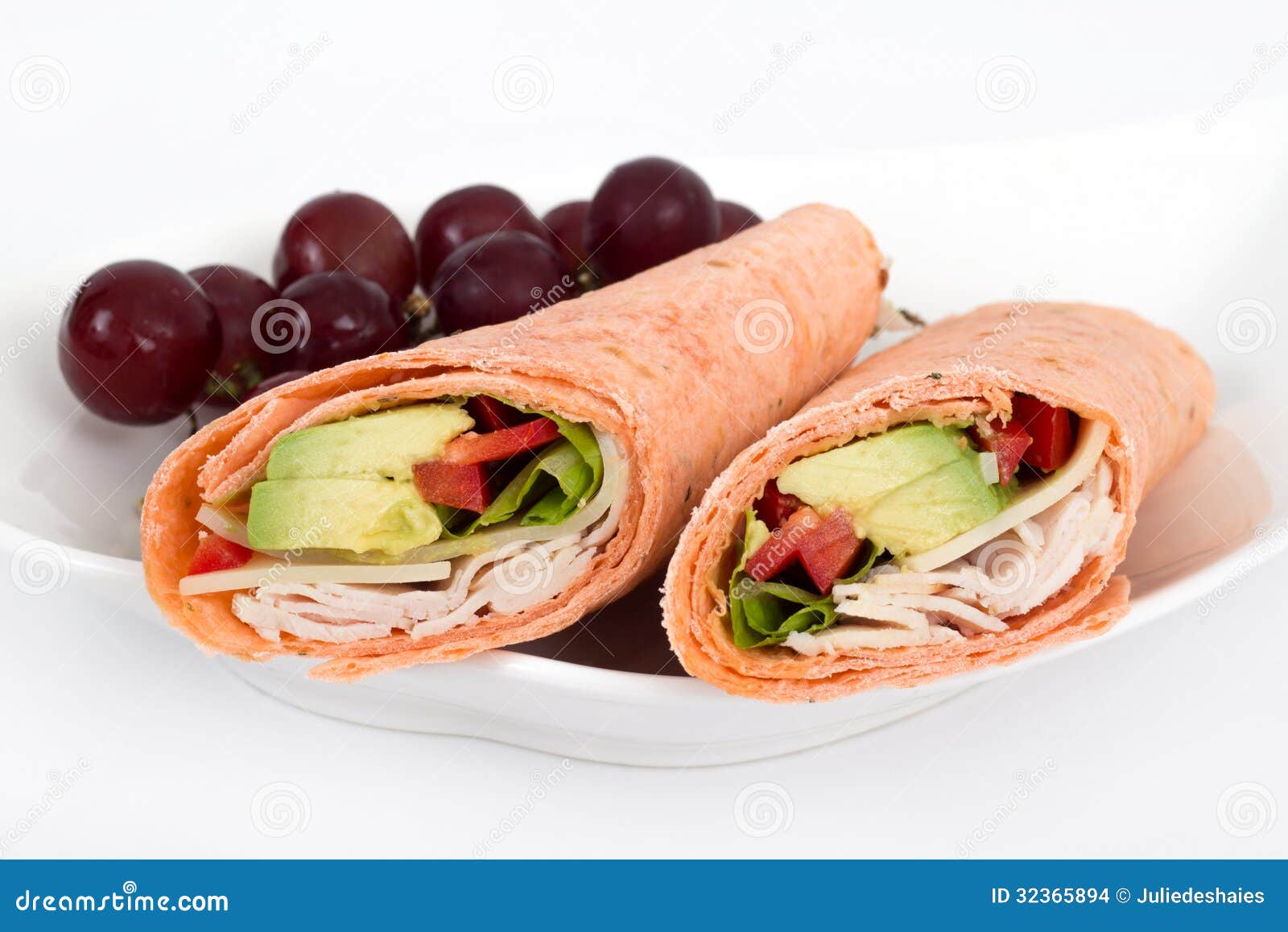 Wrap sandwich stock photo. Image of white, wrap, lunch - 32365894