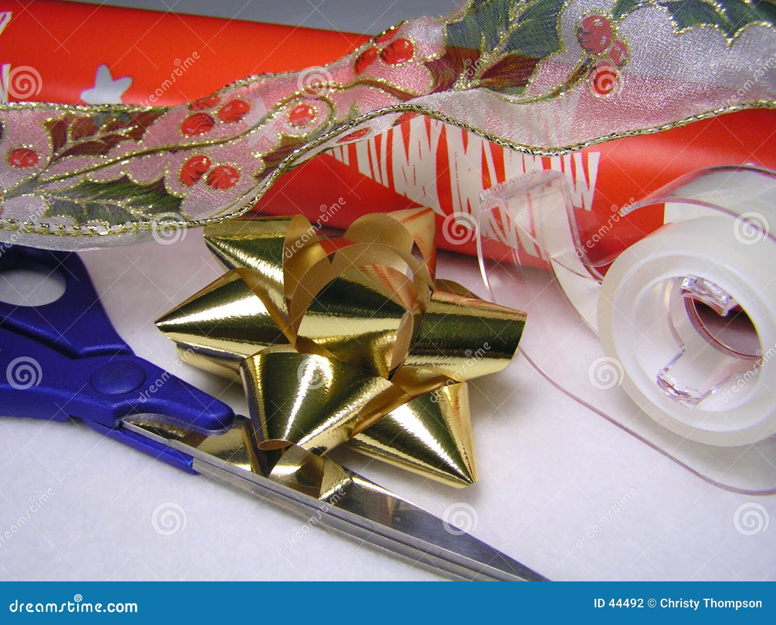 Wrap it up stock photo. Image of wrapping, gift, scissors - 44492