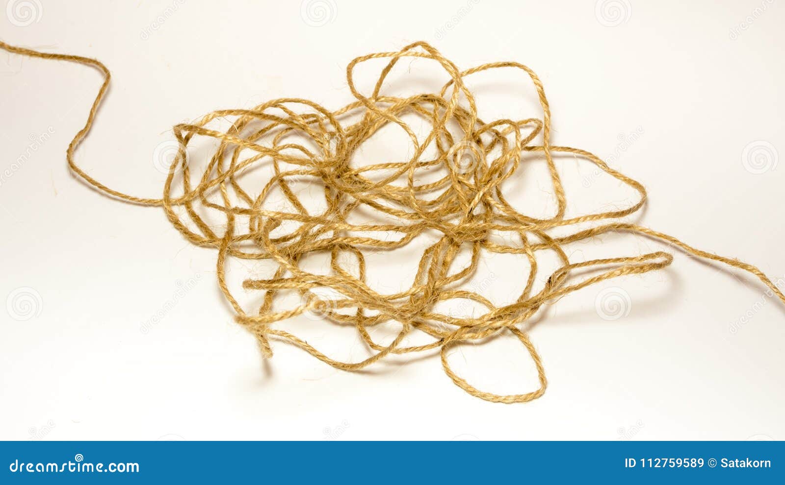 Wrapped Rustic Hemp Rope from the Roll Stock Image - Image of detail ...