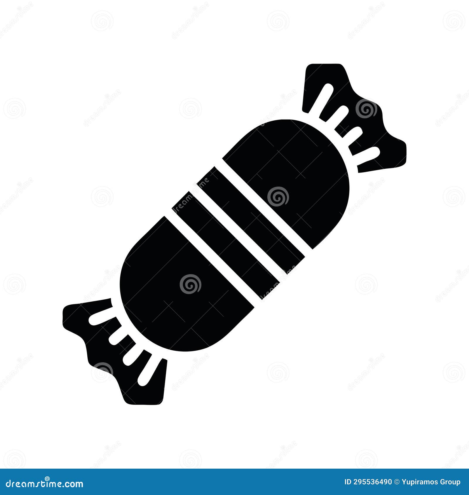 Wrapped candy icon stock vector. Illustration of wrapped - 295536490