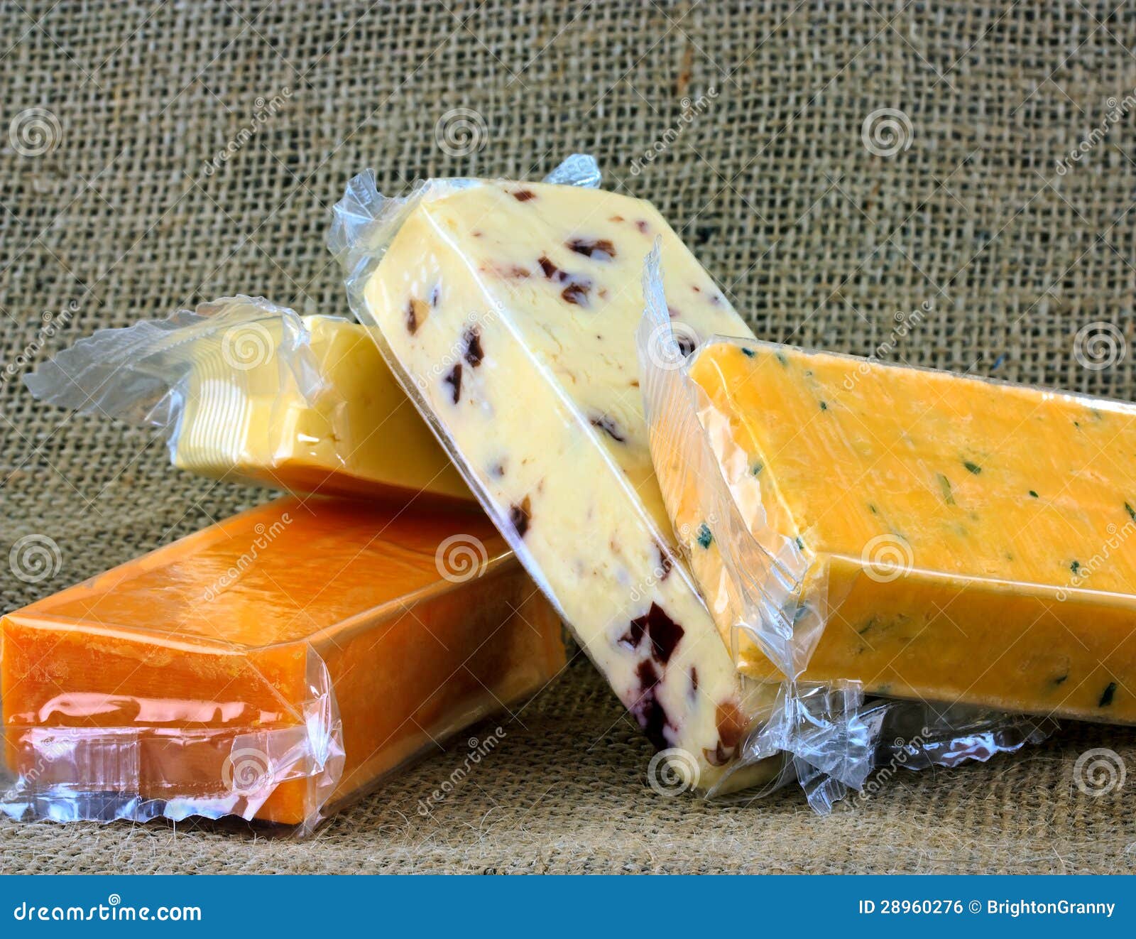 Wrapped cheese stock photo. Image of selection, assortment - 28960276