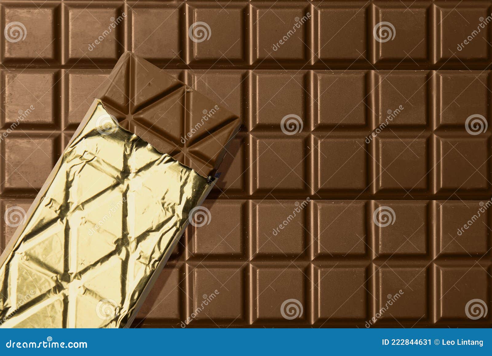 Wrapped chocolate bar stock image. Image of abstract - 222844631