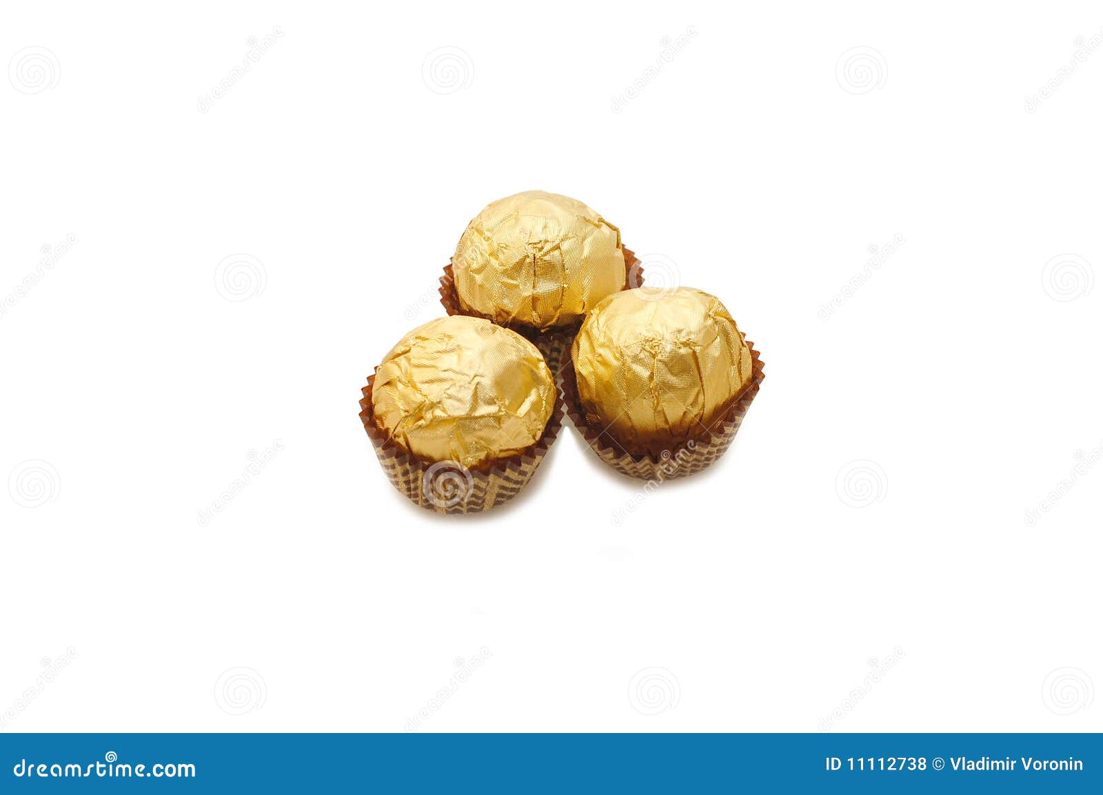 Wrapped Chocolate in a Paper Case Stock Photo - Image of food, paper ...