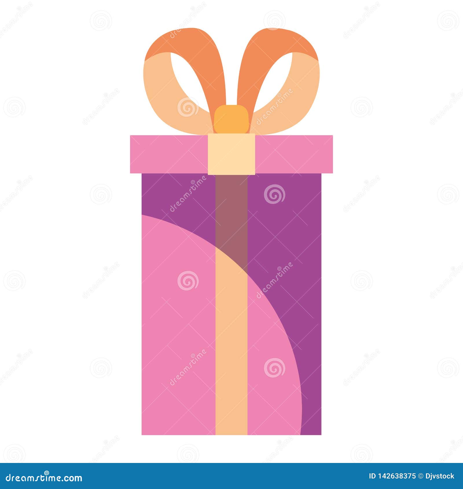 Wrapped gift box stock vector. Illustration of holiday - 142638375