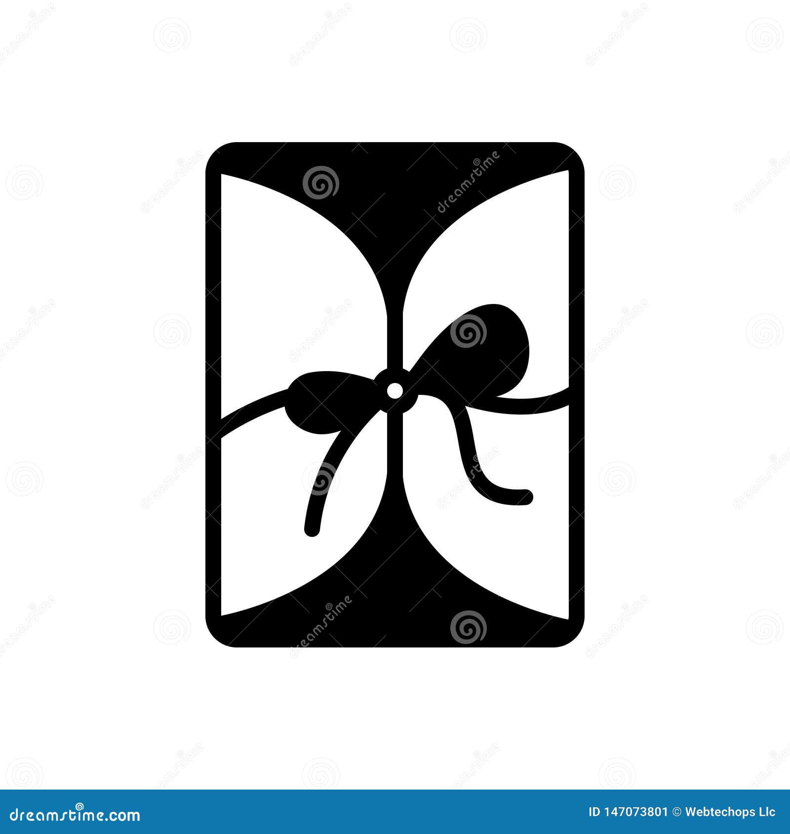 Black Solid Icon for Wrapped, Up and Wrap Stock Vector - Illustration ...