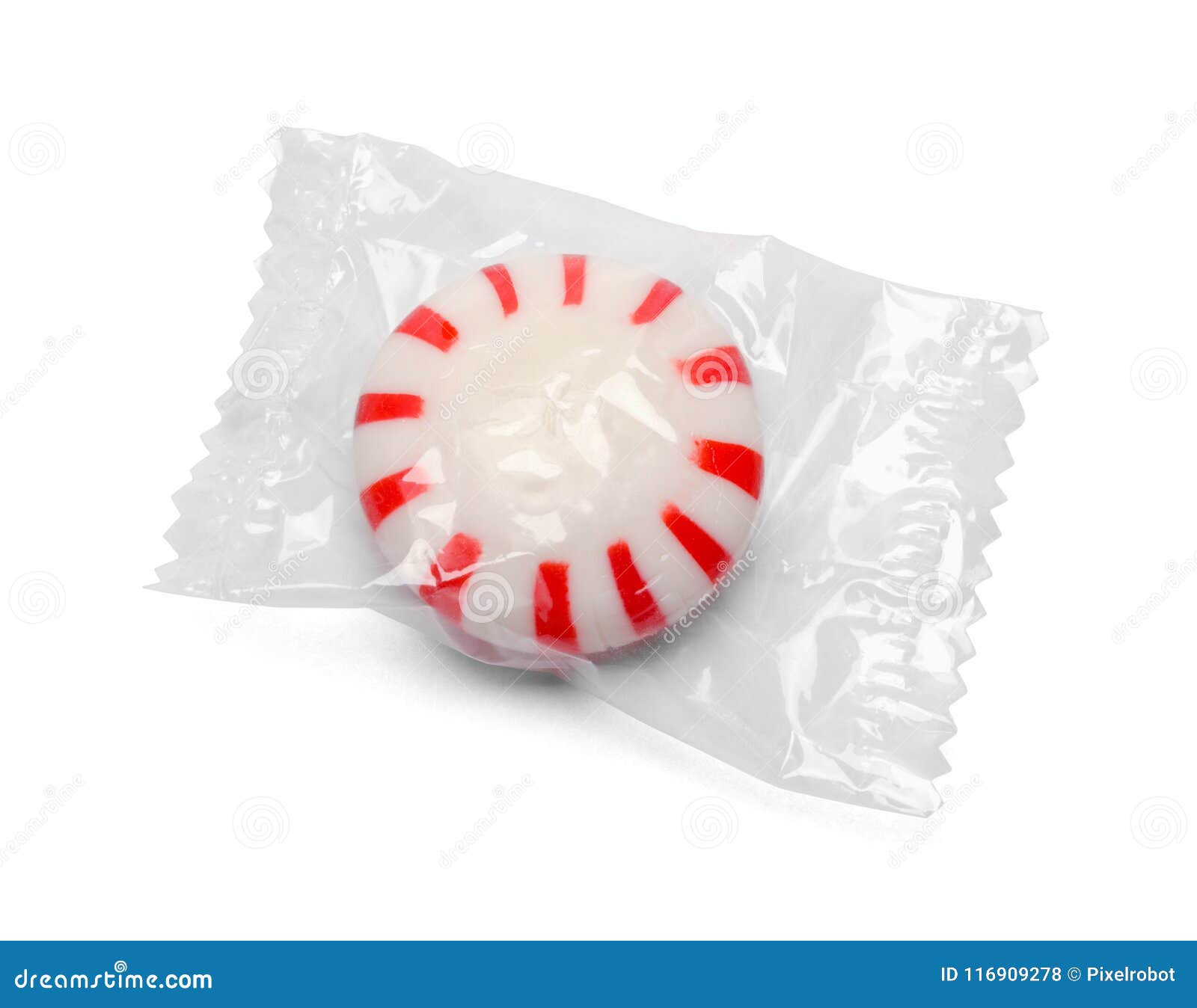 Wrapped Peppermint stock photo. Image of swirl, four - 116909278