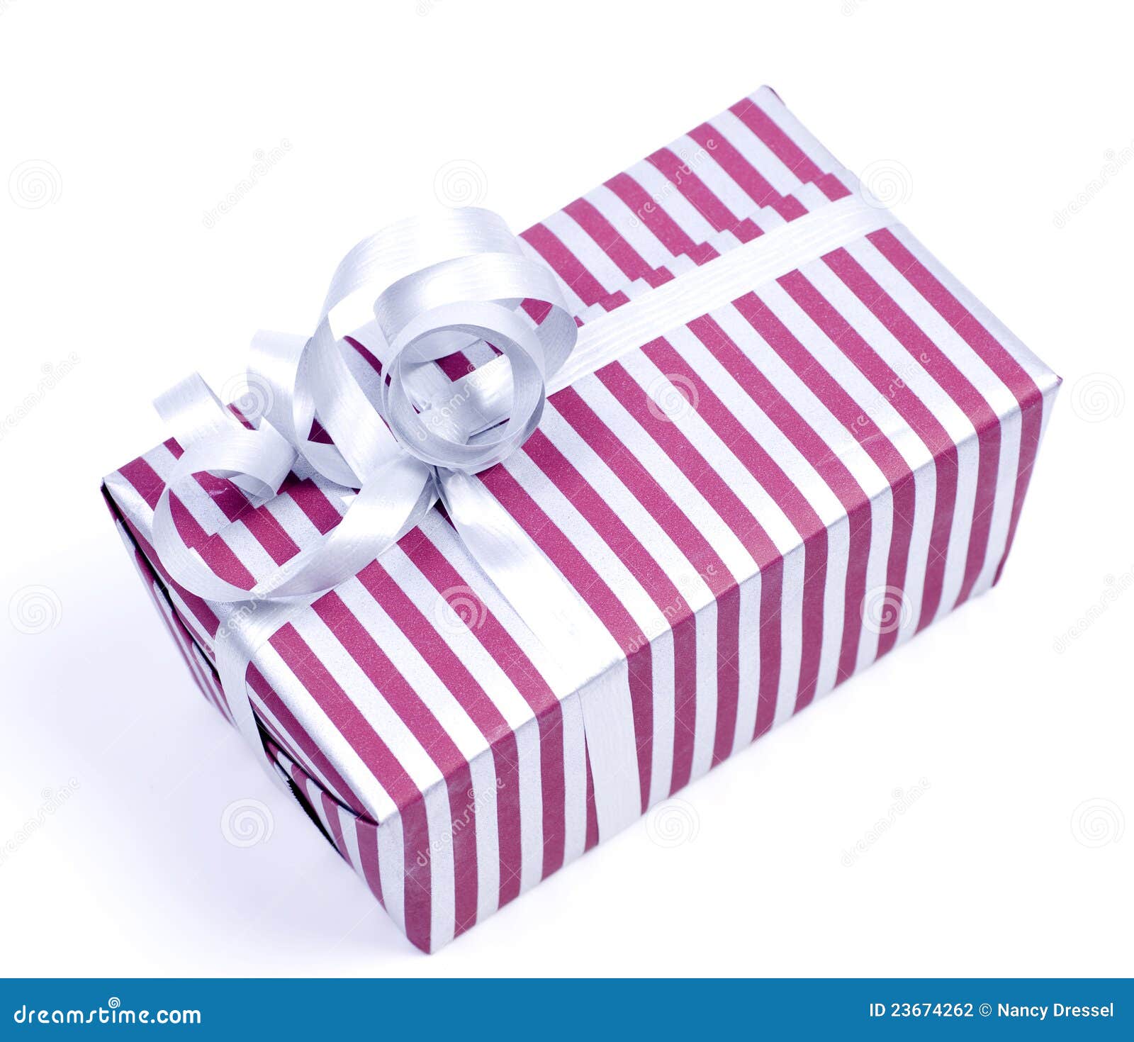 Wrapped present stock photo. Image of wrap, carton, white - 23674262