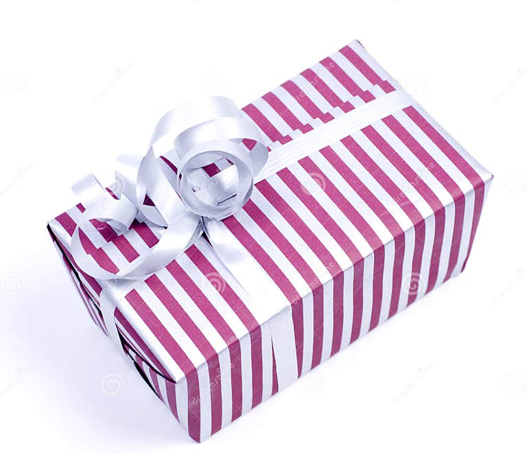 Wrapped present stock photo. Image of wrap, carton, white - 23674262