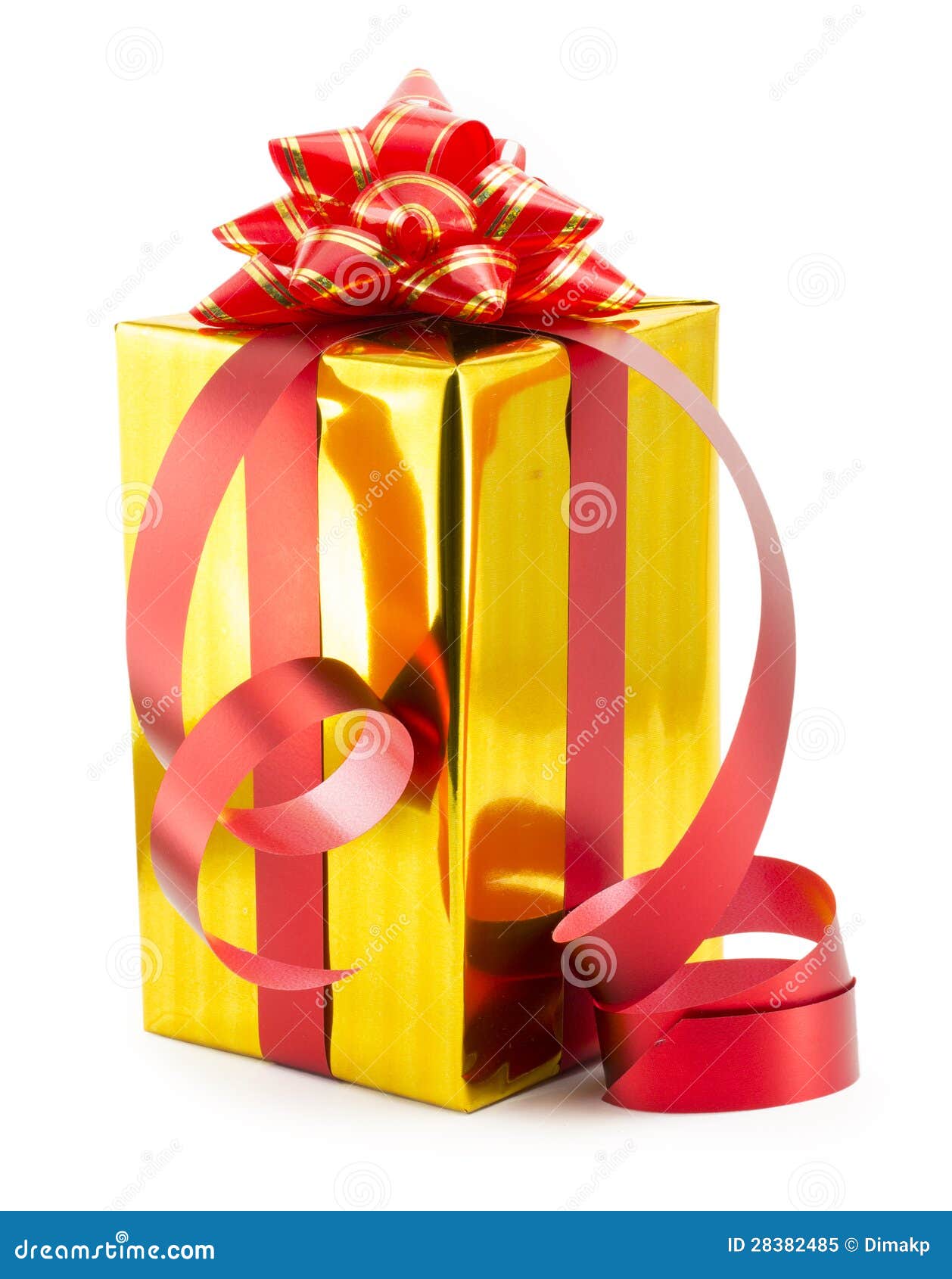 Wrapped Presents with Bows and Ribbons Stock Image - Image of studio ...