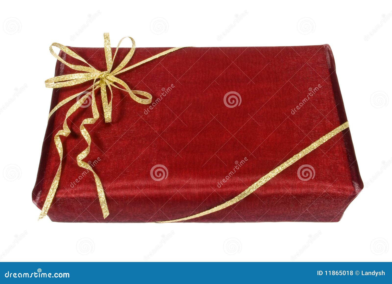 Wrapped red gift box stock photo. Image of dark, holiday - 11865018