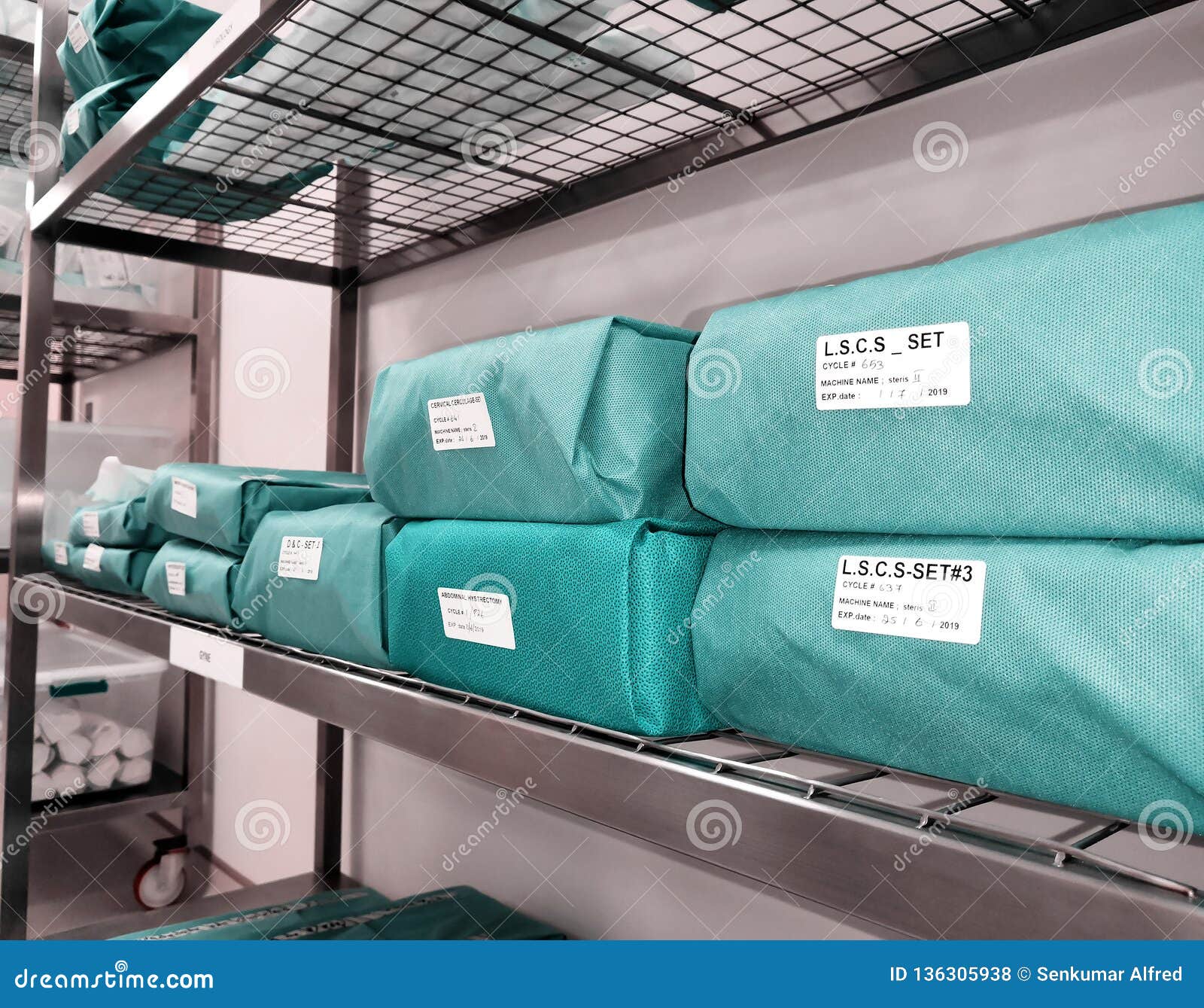 Wrapped Sterile Surgical Instruments Stock Photo | CartoonDealer.com ...