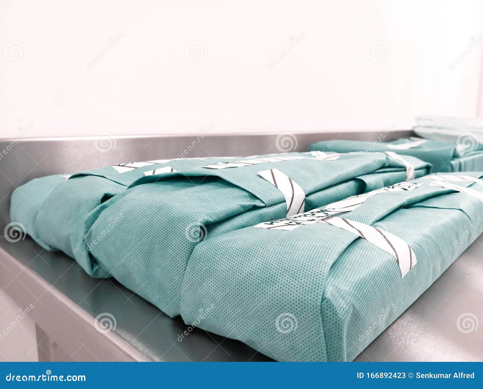 Wrapped Sterile Surgical Instruments Stock Image - Image of packaging ...