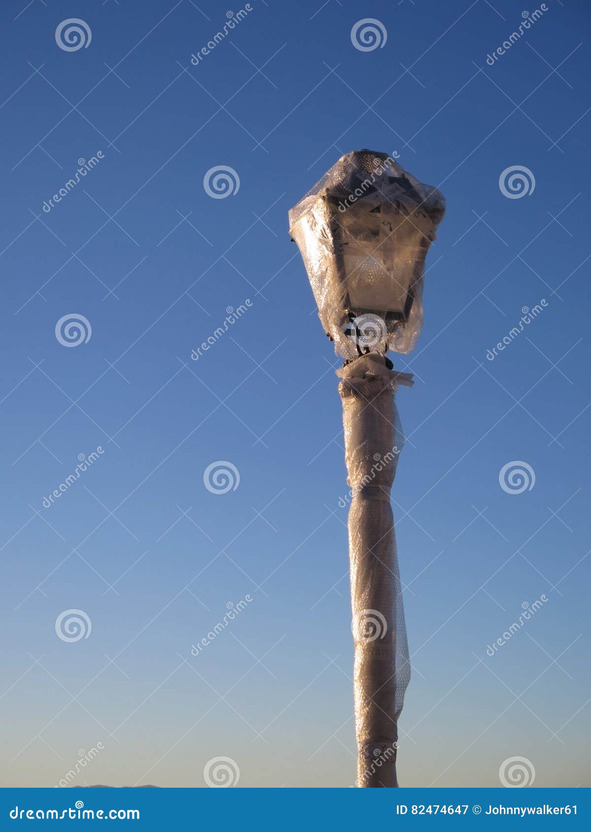 Wrapped up Street Light stock image. Image of wrapped - 82474647