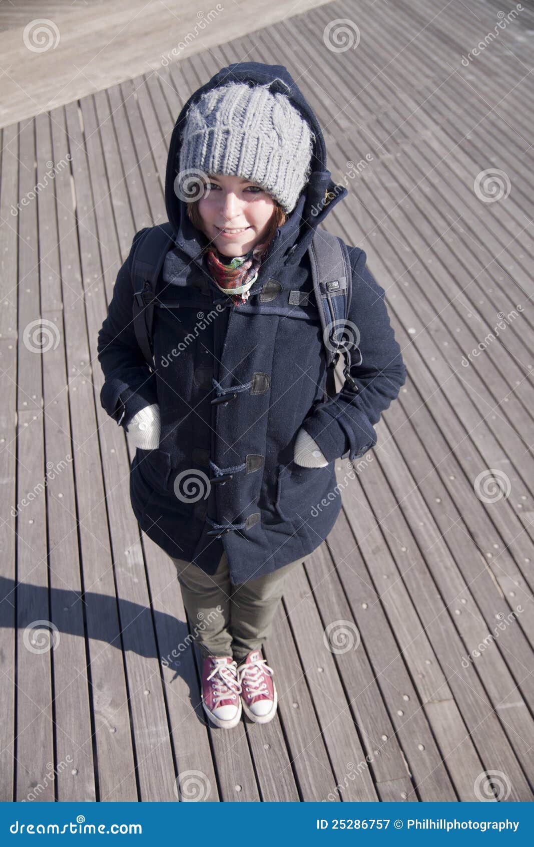 Wrapped up for winter stock image. Image of beautiful - 25286757