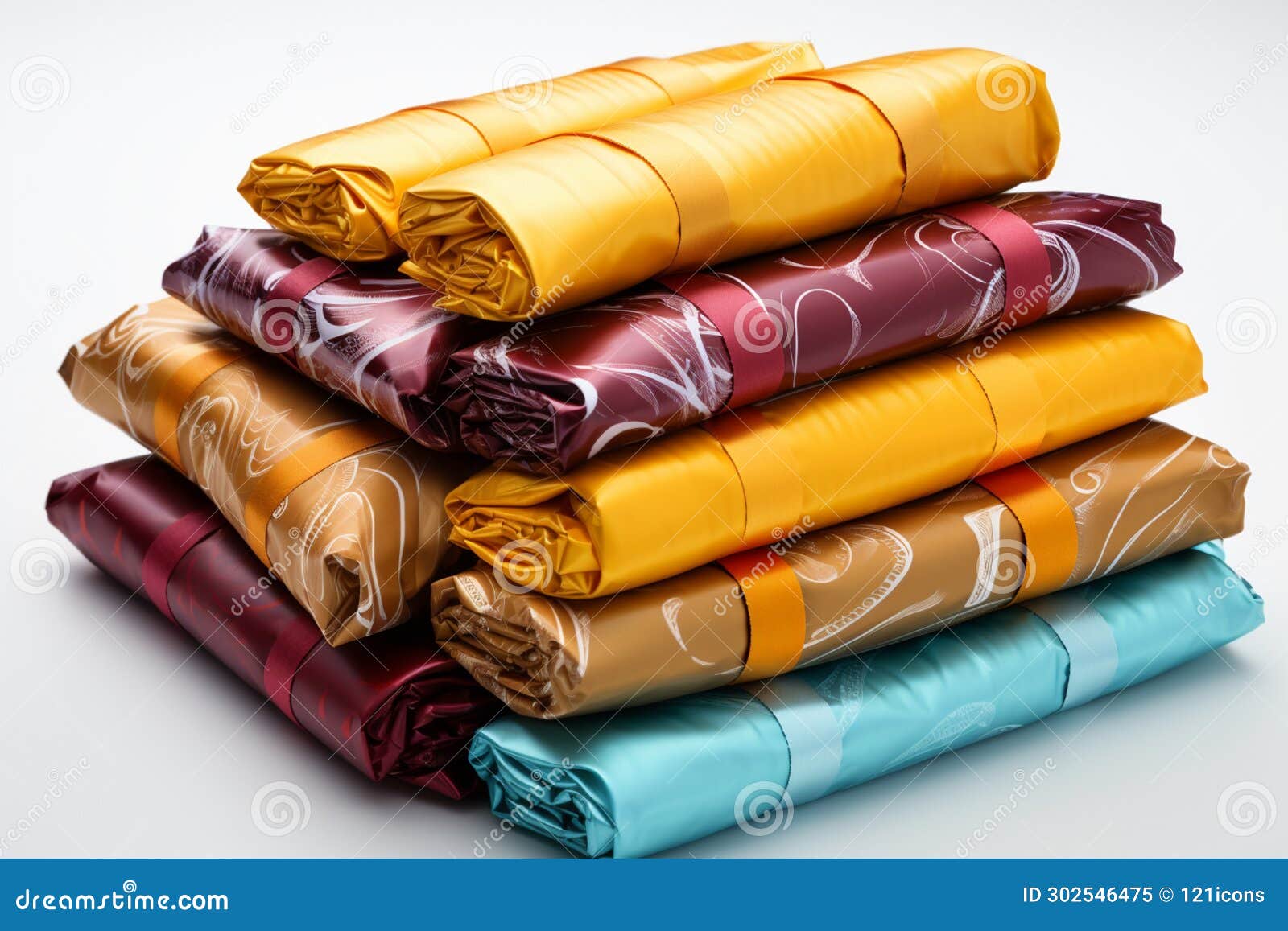 Wrappers on White Background Stock Illustration - Illustration of ...