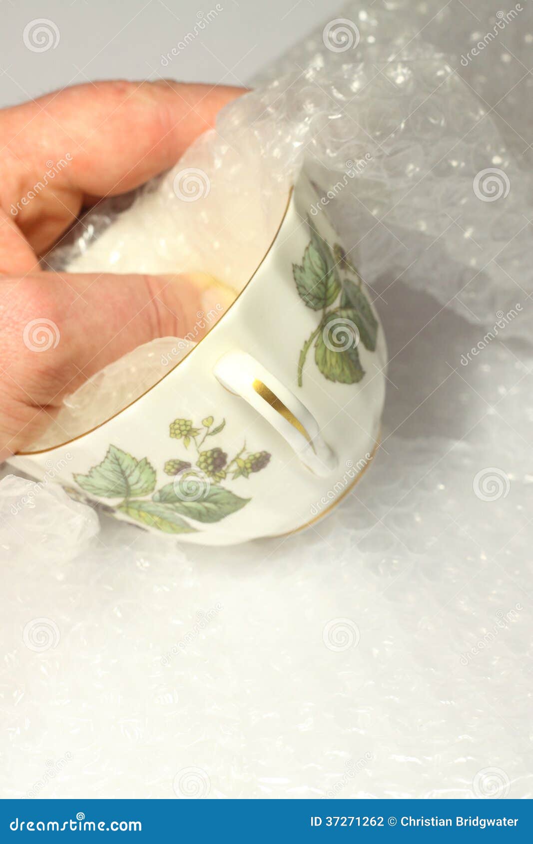 Wrapping antique cup B stock photo. Image of delicate - 37271262