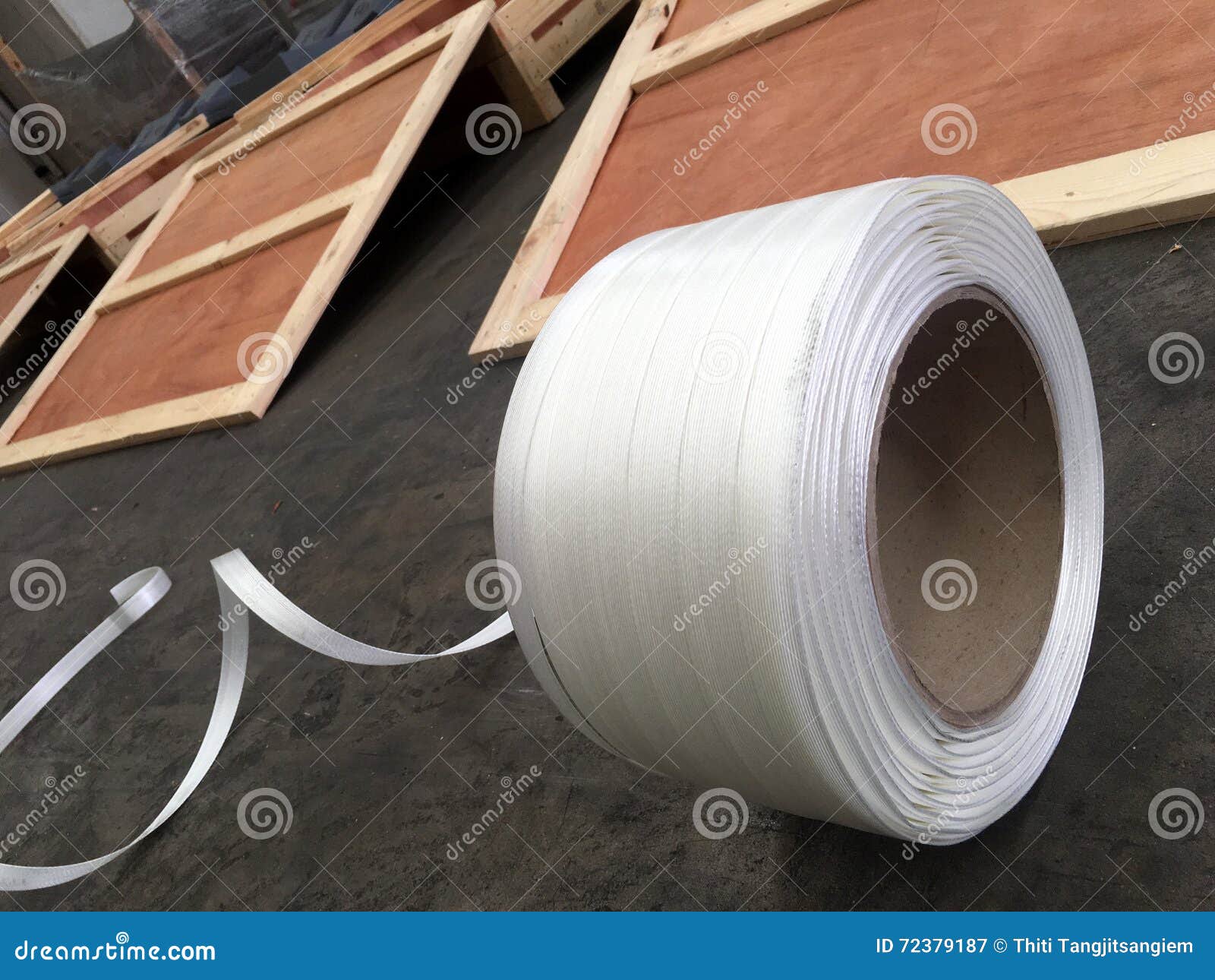 Wrapping belt stock image. Image of belt, work, factory - 72379187