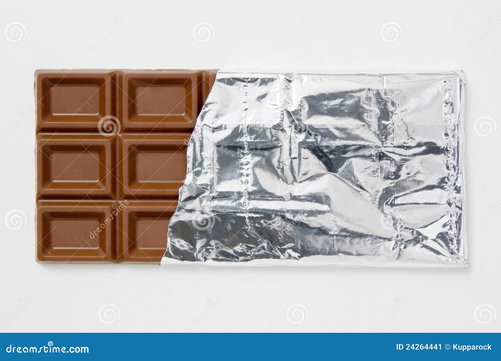 Wrapping of Chocolate Aluminum Foil Stock Image - Image of square ...