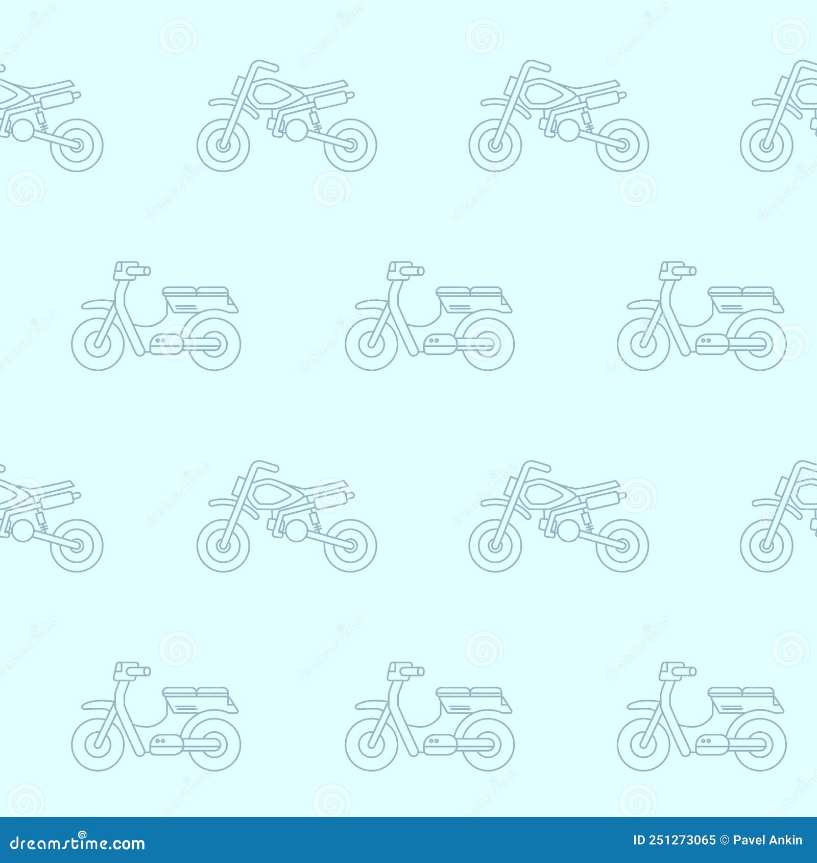 Wrapping paper 460 stock vector. Illustration of scooter - 251273065