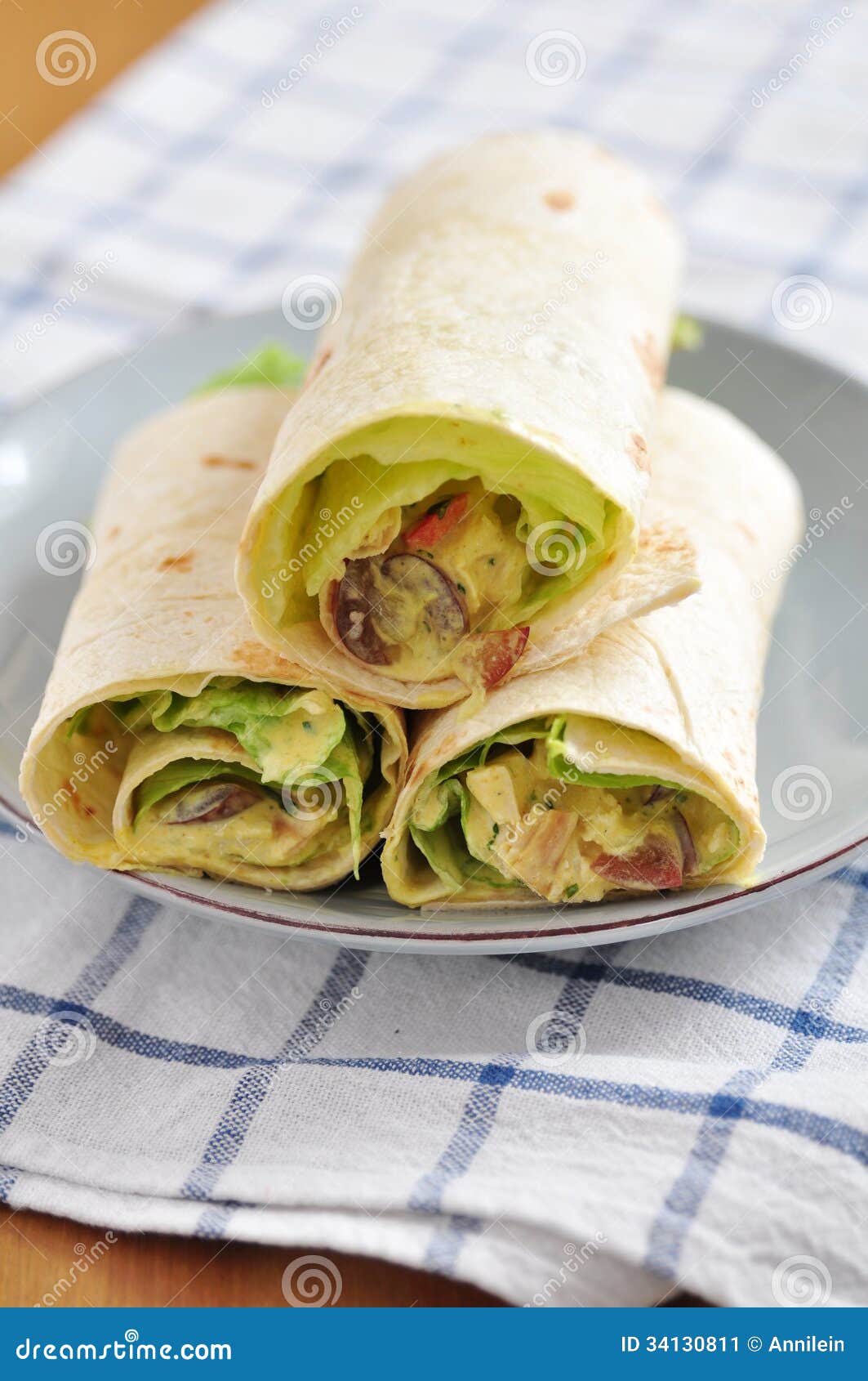 Wraps stock image. Image of color, bread, delicious, mexican - 34130811